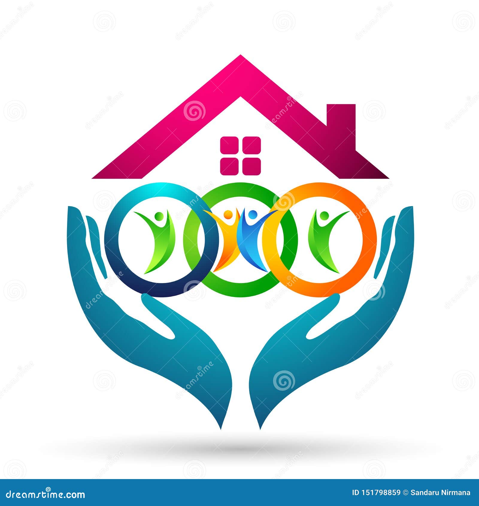 Globe Save World People Care Taking Care People Save Protect Family ...