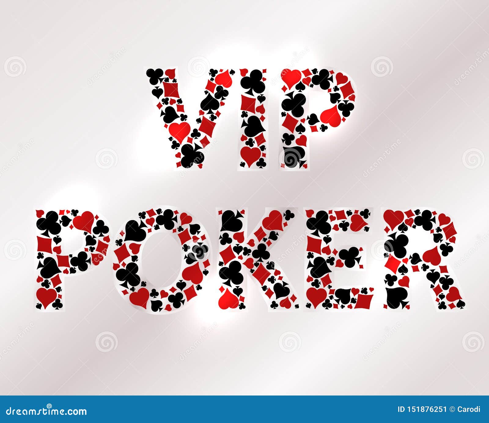 Vip Casino Poker Invitation Card, Vector Stock Vector - Illustration of ...