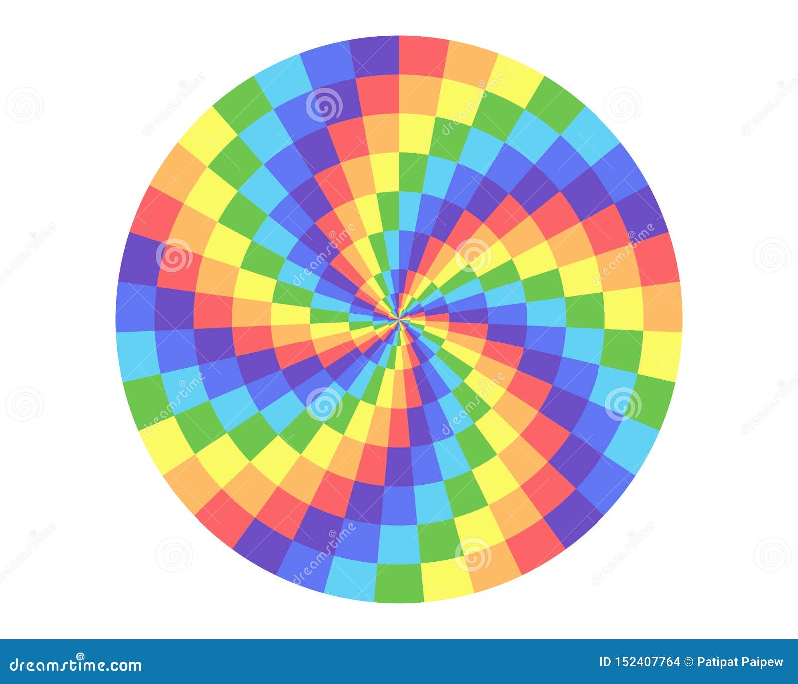 Rainbow Square Border Vector Illustration | CartoonDealer.com #16031362