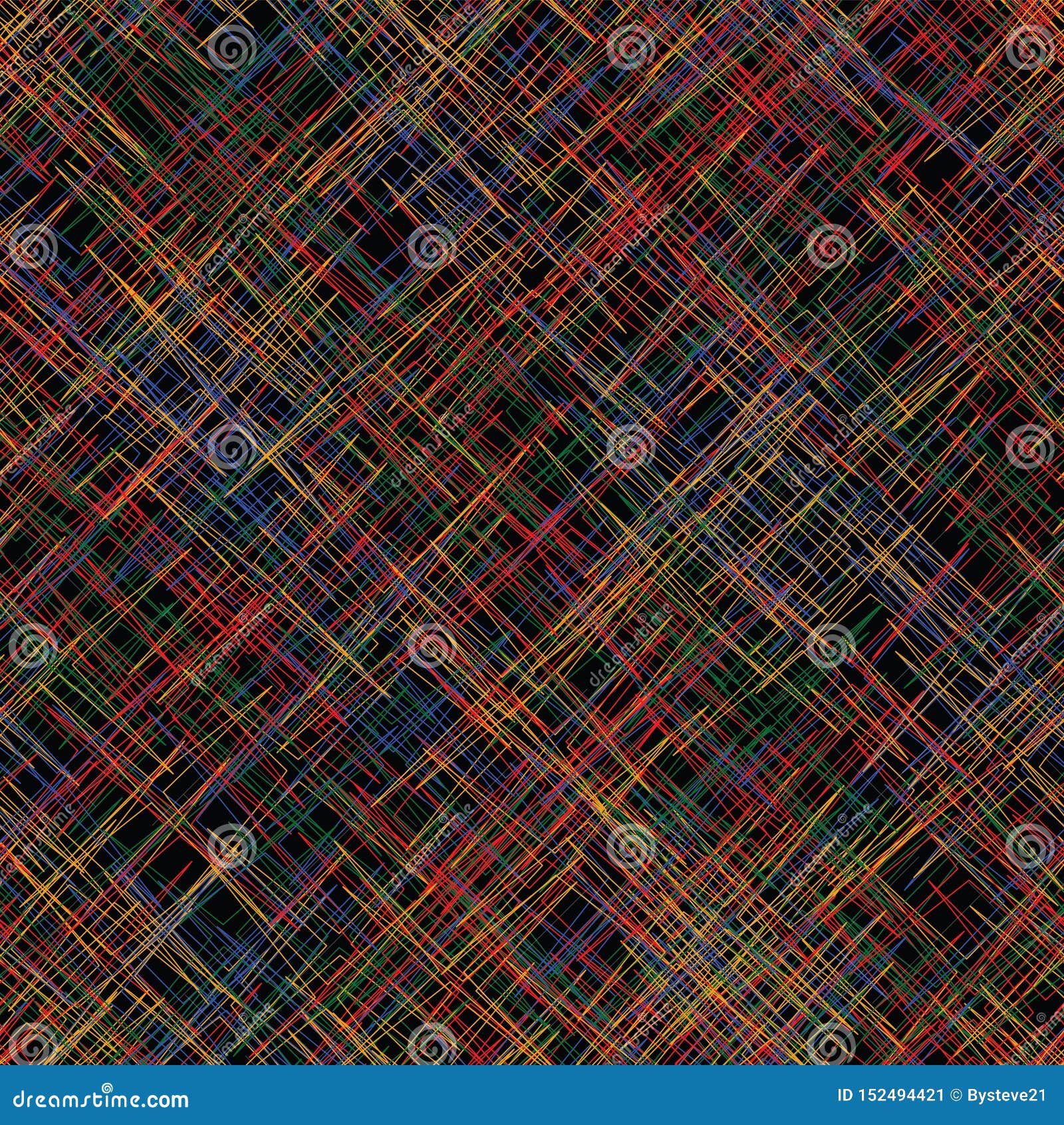 Seamless Pattern Geometric Colored Mix Design Stock Vector ...