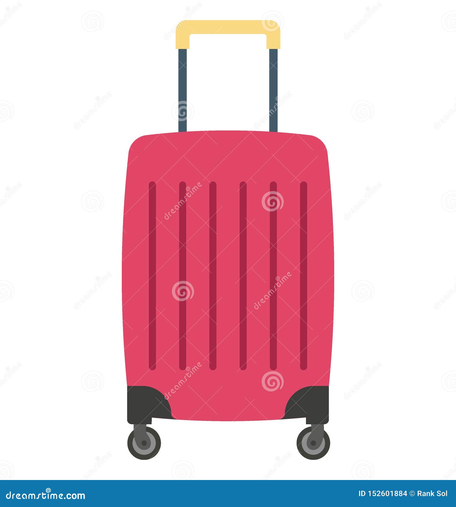 Luggage Color Vector Icon Which Can Easily Modify or Edit Stock Vector ...