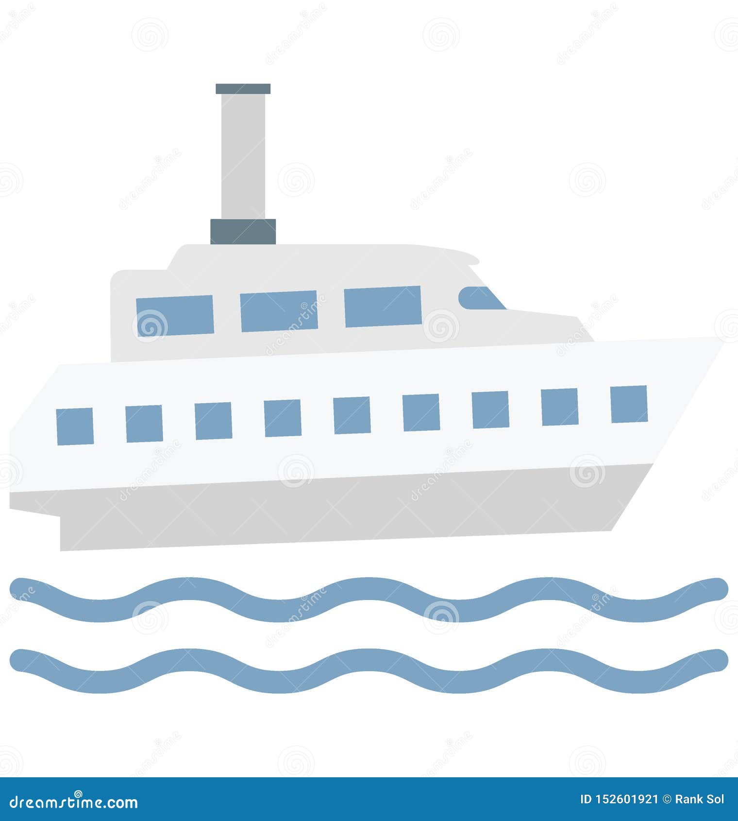 Ship Color Vector Icon Which Can Easily Modify or Edit Stock Vector ...