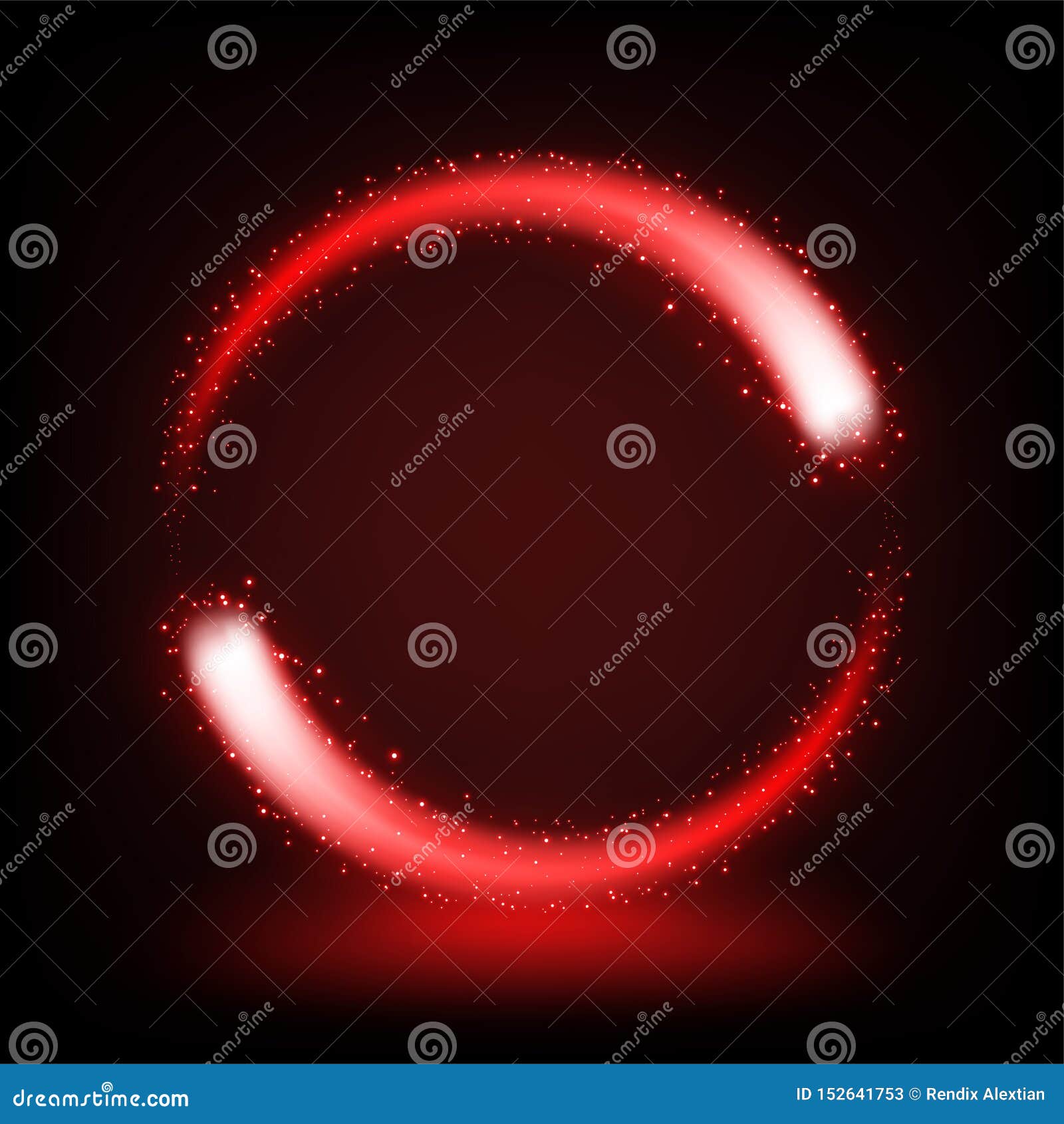 Rotating Red Light Shiny with Sparkles, Suitable for Product ...
