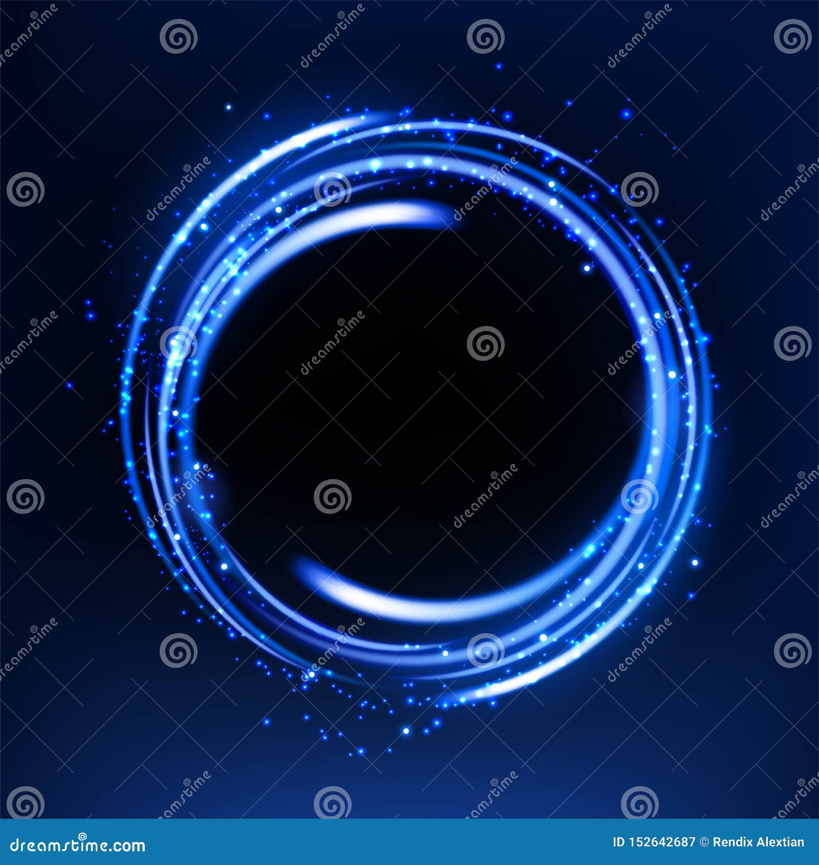 Rotating Blue Light Shiny with Sparkles, Suitable for Product ...