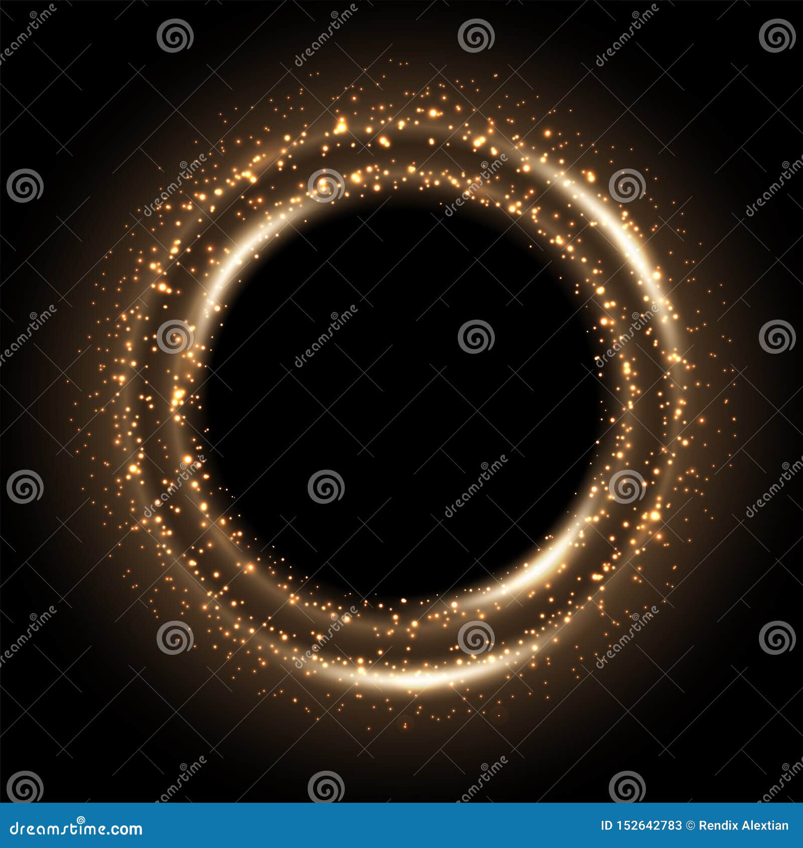 Rotating Yellow Light Shiny with Sparkles, Suitable for Product ...