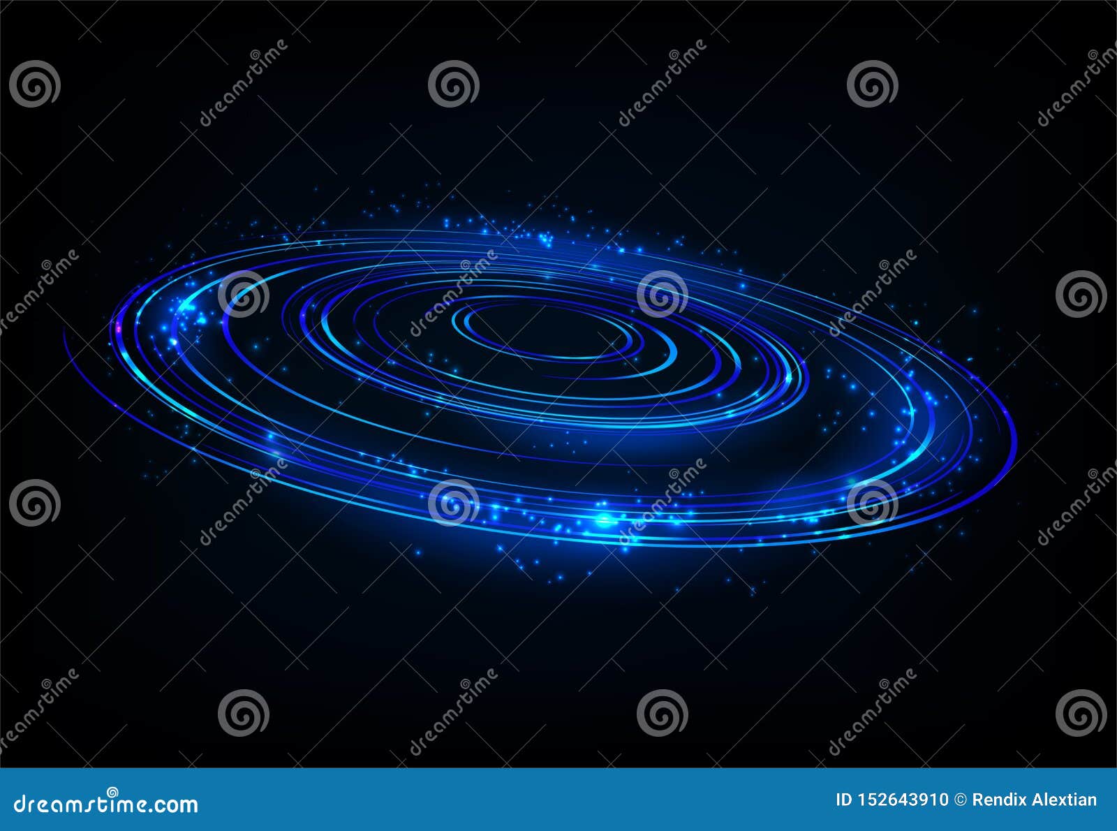 Rotating Blue Light Shiny with Sparkles, Suitable for Product ...