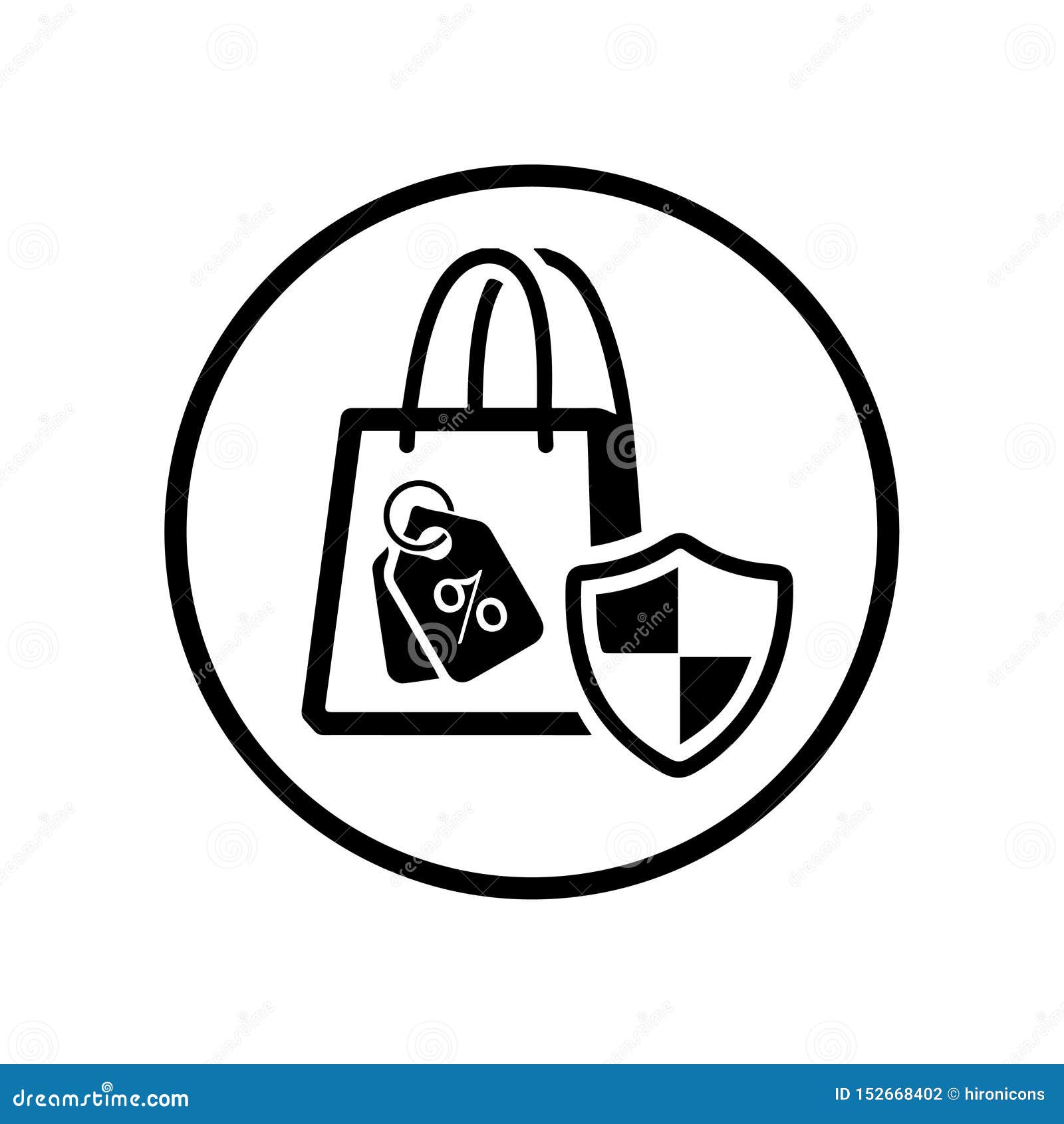 Secure Shopping Icon / Online Buying Security Stock Vector ...