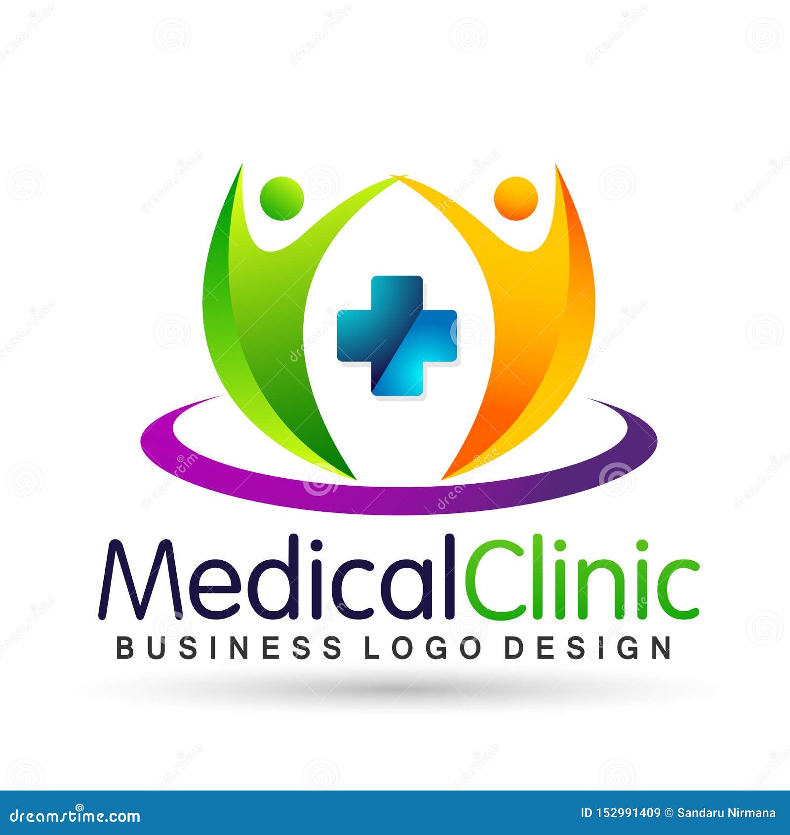 Medical Health Family Care Clinic People Healthy Life Care Logo Design ...
