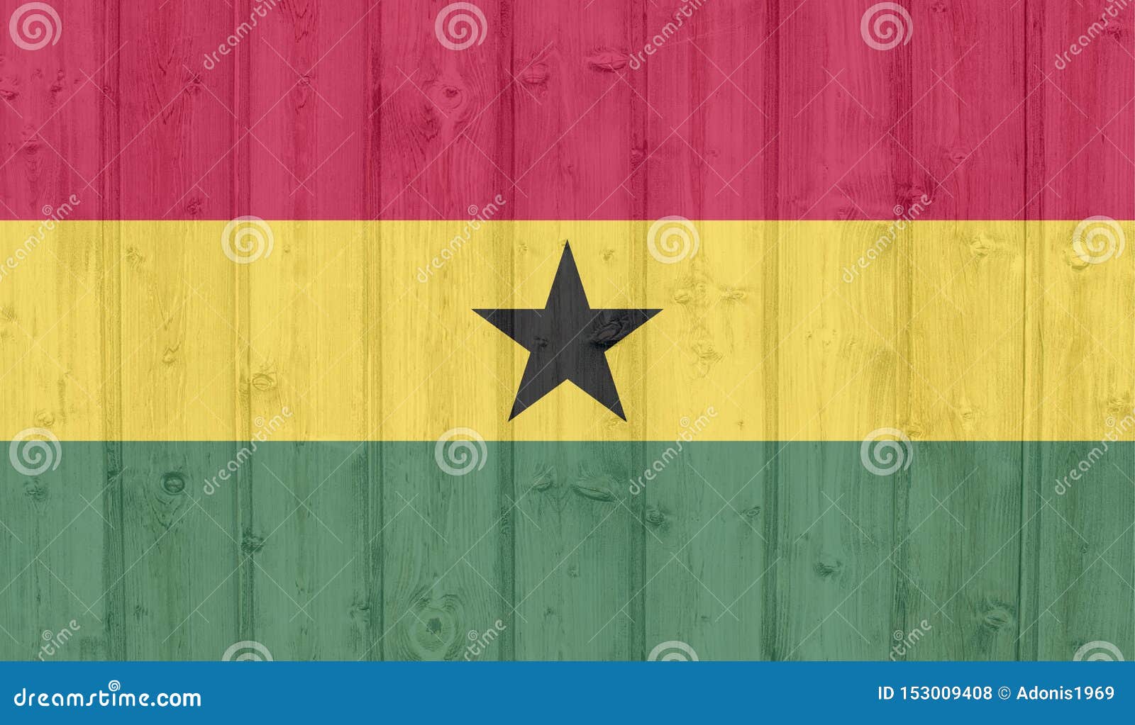 Ghana Flag With Fabric Texture Stock Photo | CartoonDealer.com #181569816