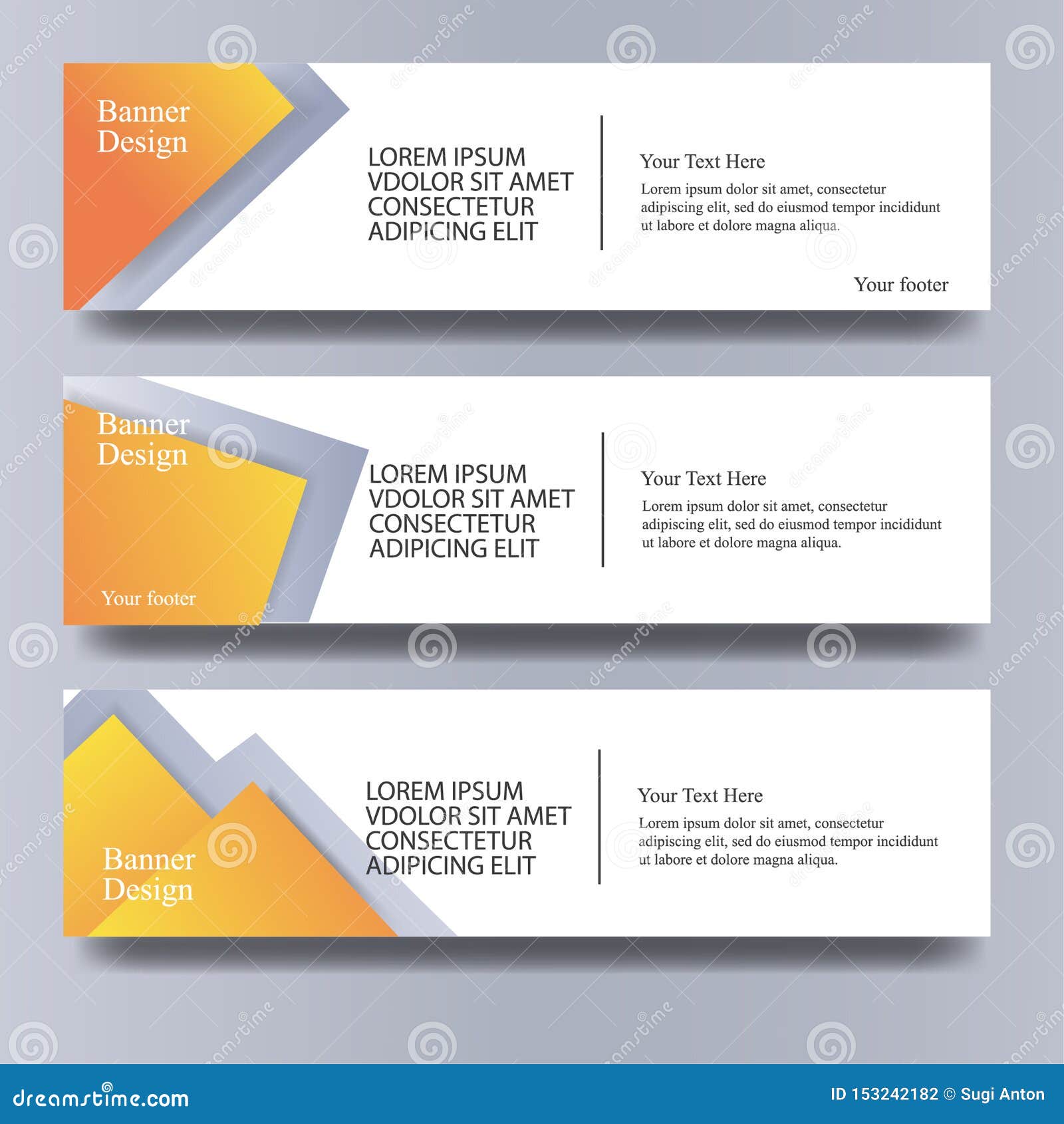 Banner Design Orange, Simple Stock Vector - Illustration of book, flat ...