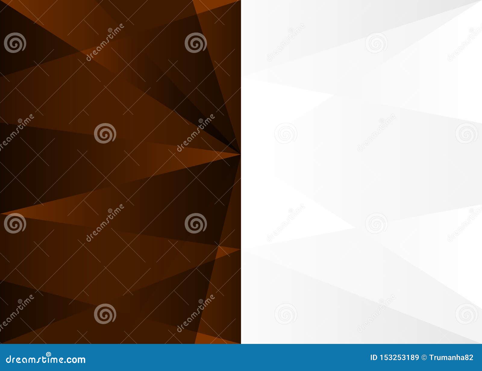 Dark and Light Contrast Background with Polygonal Pattern Stock Vector ...