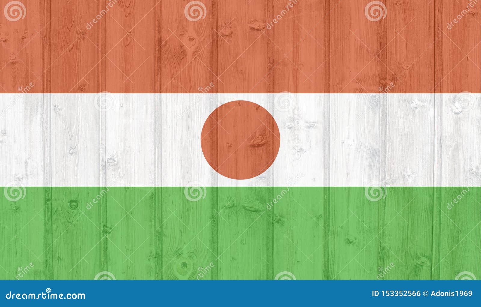 Niger Flag Vector Graphic. Rectangle Nigerien Flag Illustration. Niger ...