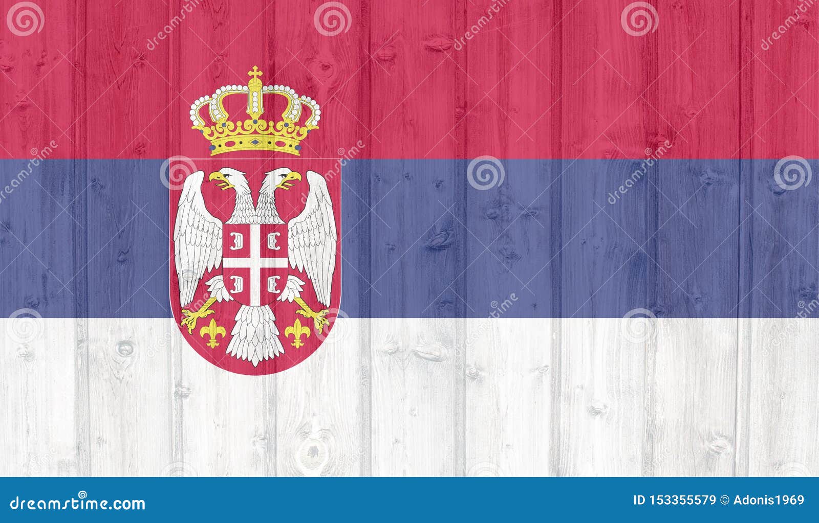 Serbia flag stock image. Image of flat, europa, wood - 153355579