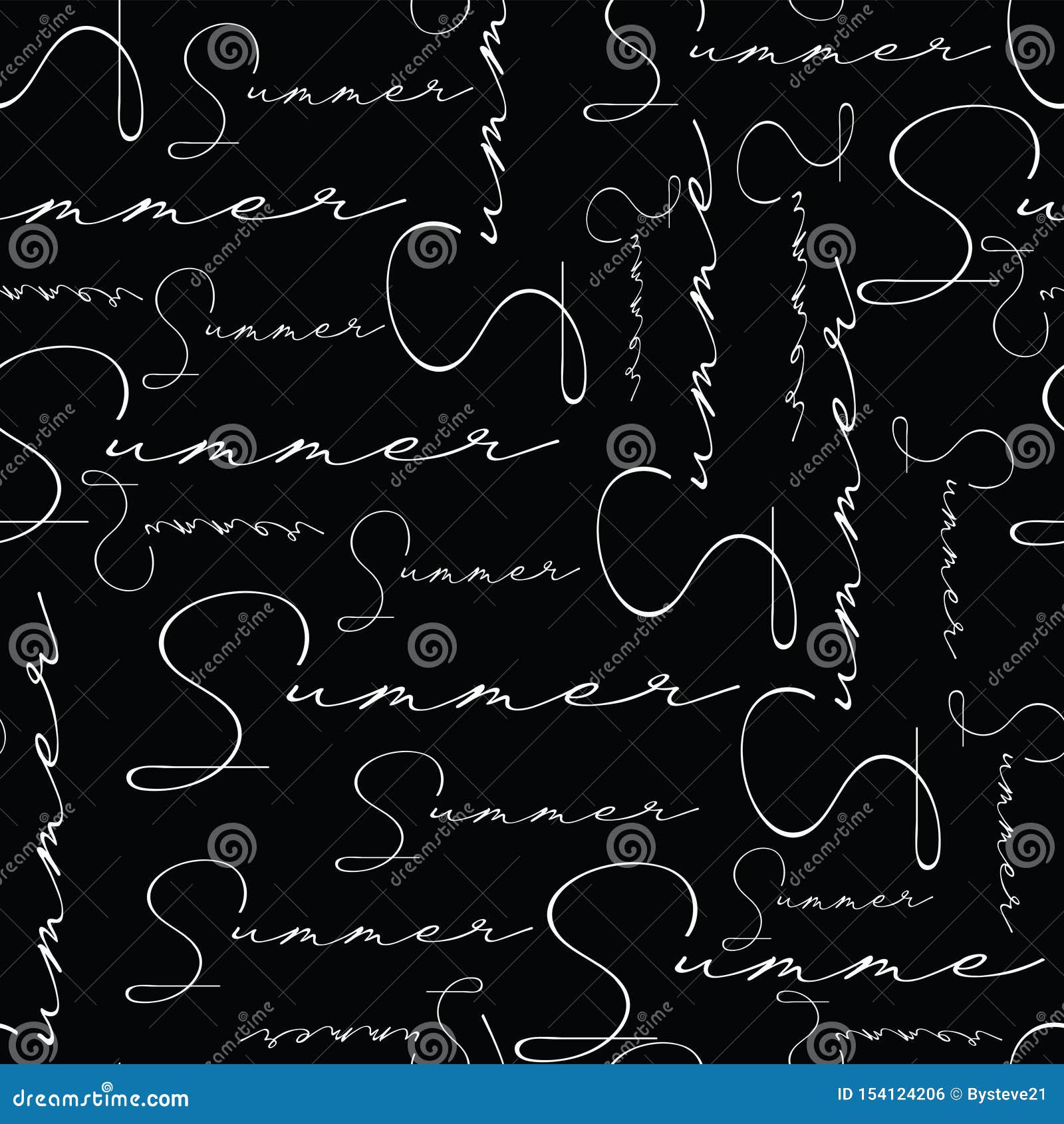 Trendy Fashion Summer Text Design Pattern Stock Vector - Illustration ...