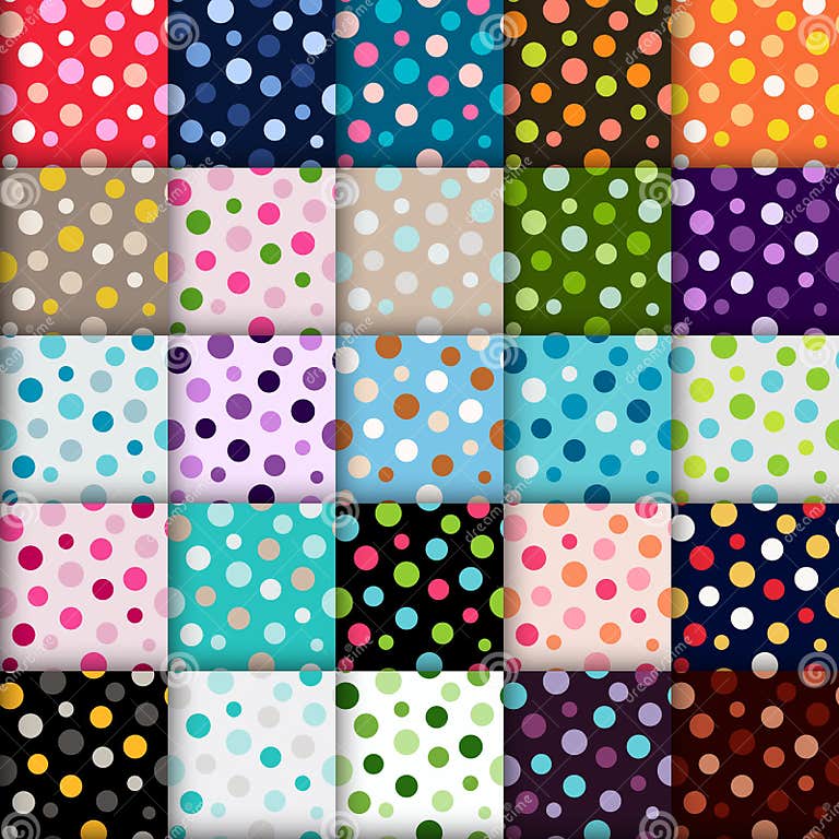 Seamless dotted pattern stock vector. Illustration of dots - 154273650