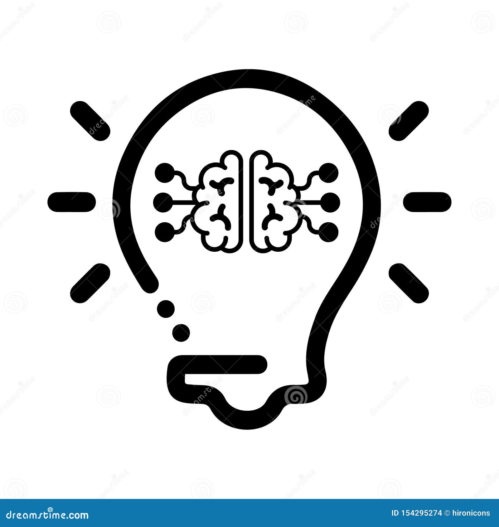 Idea Generating Icon, Smart Idea Icon, Idea Generator Stock ...