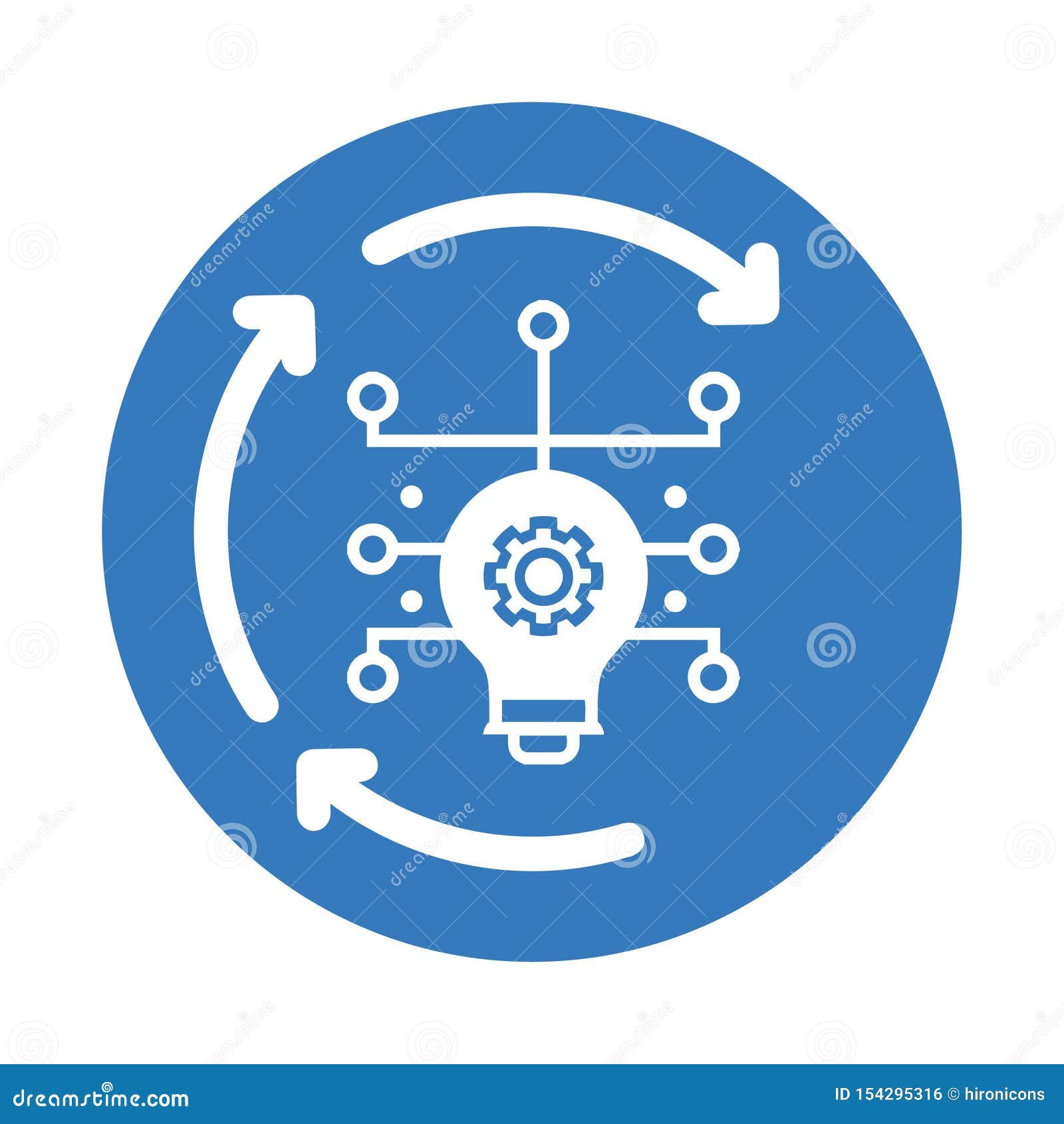Idea Generating Icon, Smart Idea Icon, Idea Generator Stock ...