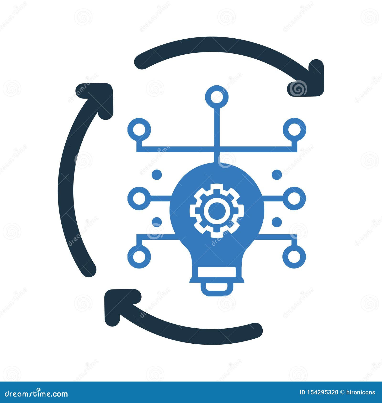 Idea Generating Icon, Smart Idea Icon, Idea Generator Stock ...