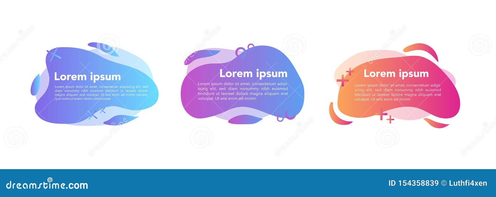 Abstract Ink Template. Blue Contemporary Poster. Stock Photo ...