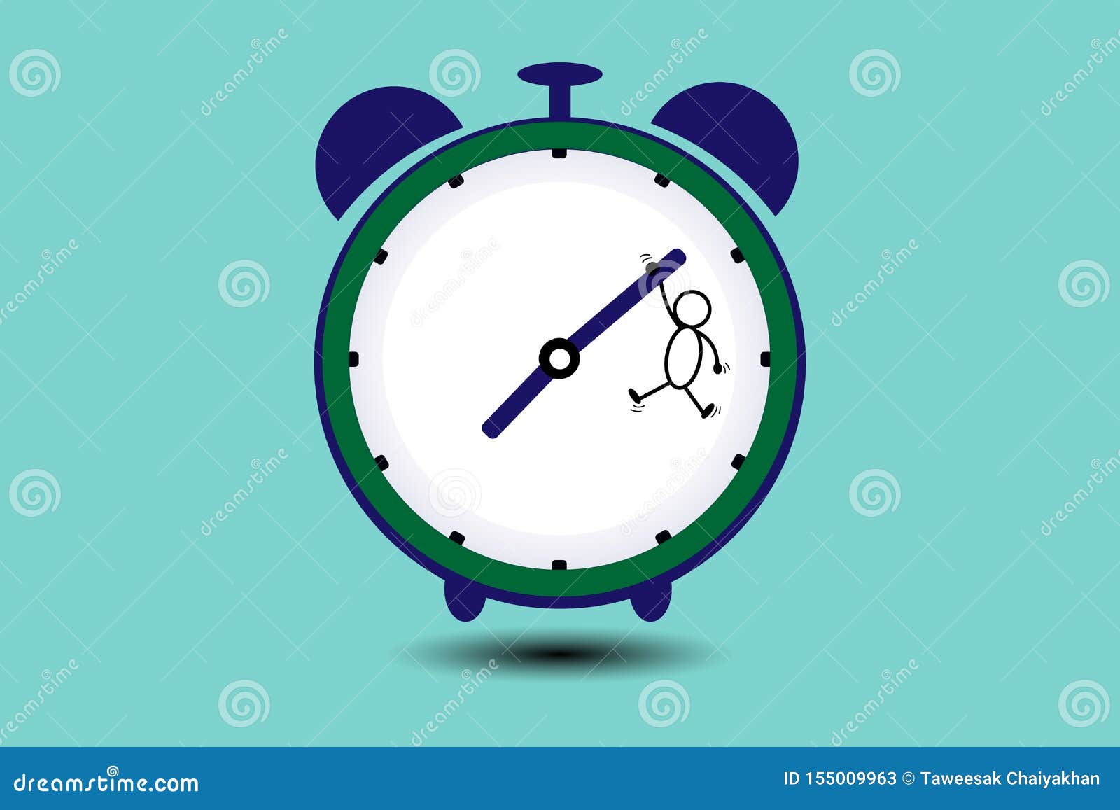 The clock in time and life stock illustration. Illustration of ...
