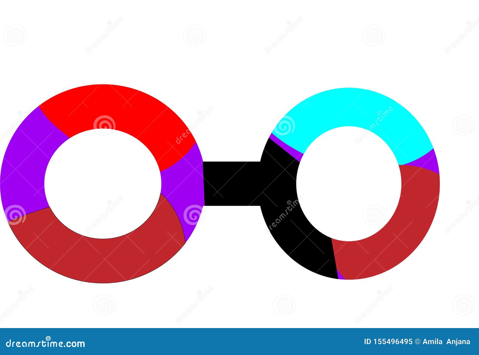 Beautiful 5 Color Symbol Images Stock Illustration - Illustration of ...