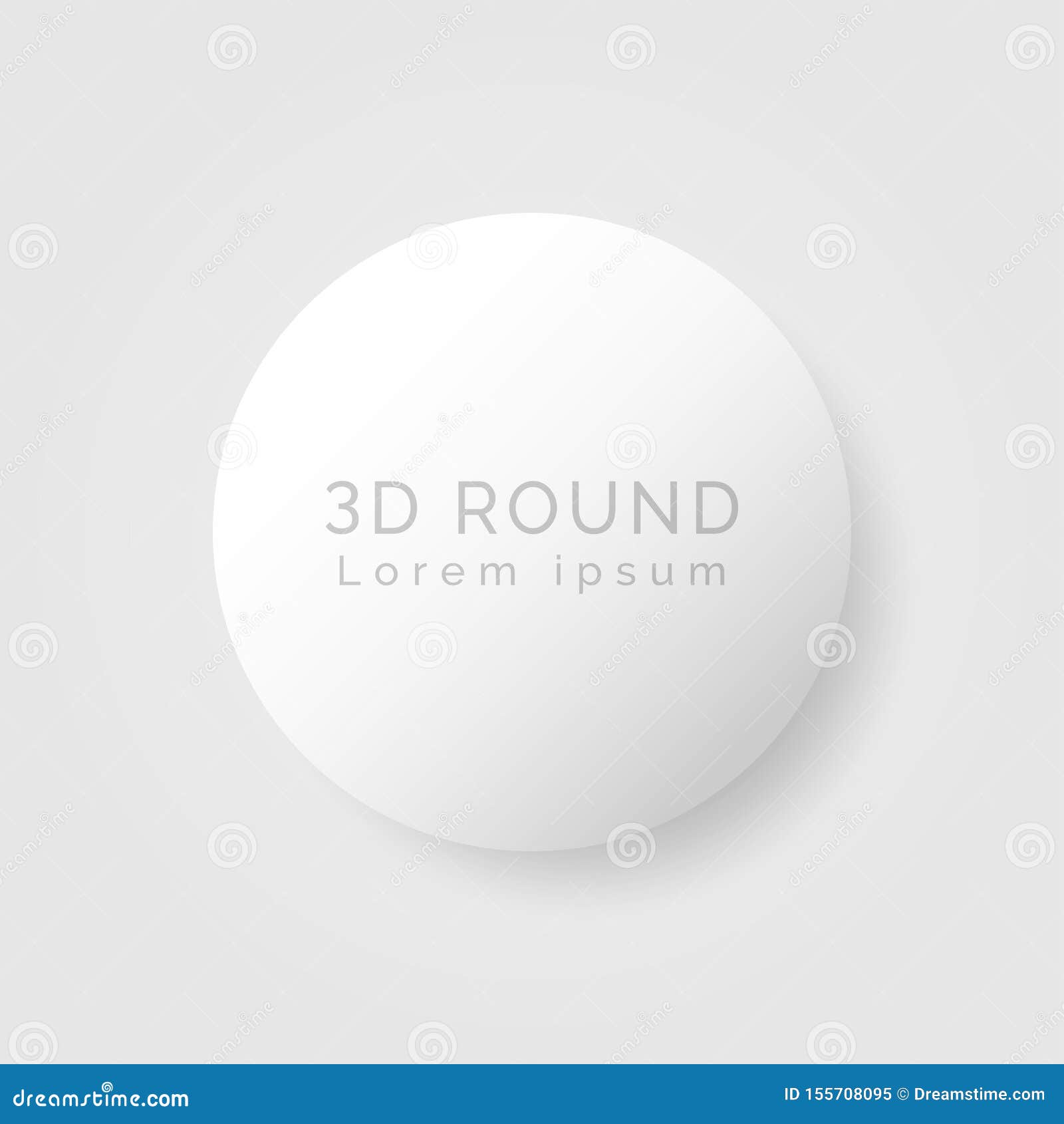 3d Round Vector Illustration Stock Vector - Illustration of computer ...