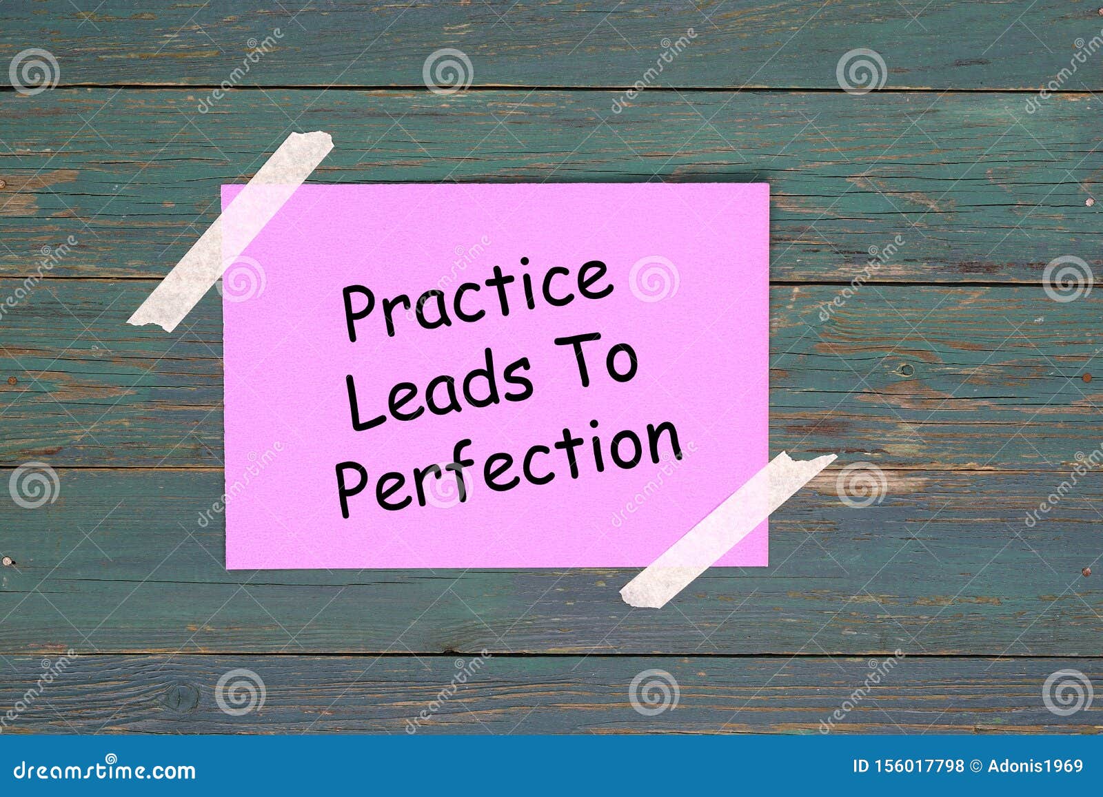 Practice Leads To Perfection Stock Photo | CartoonDealer.com #27111480
