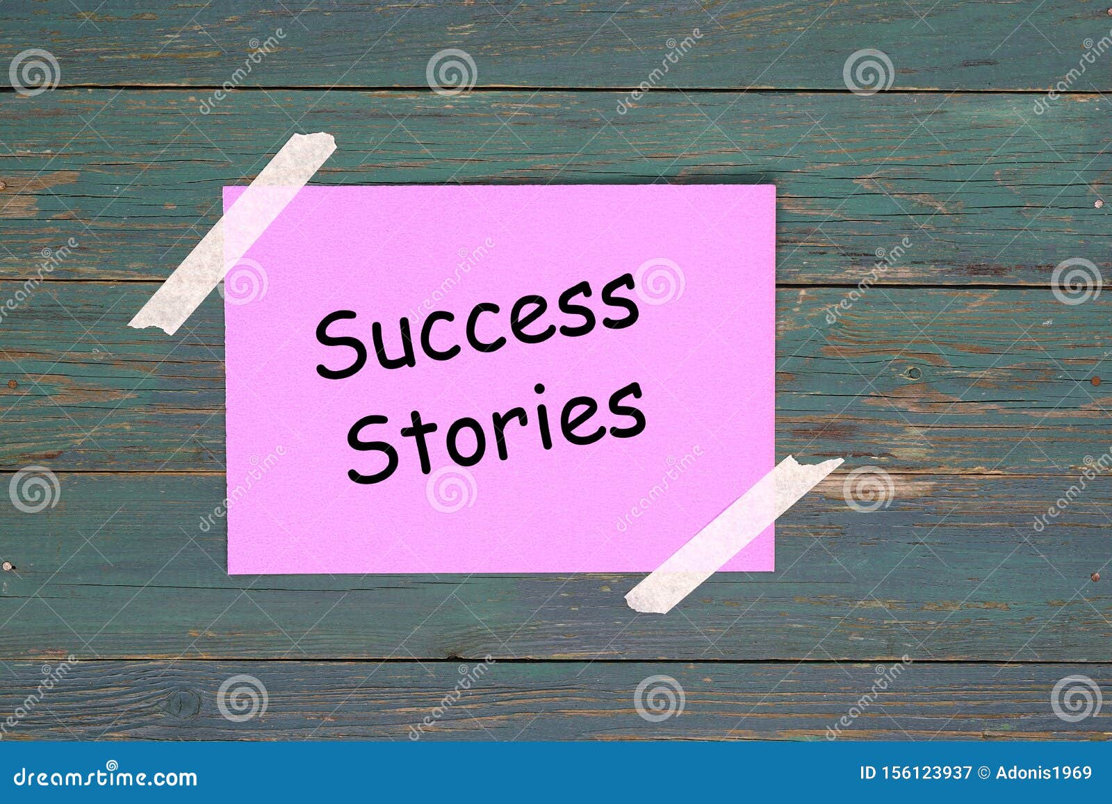 Success Stories on Pink Paper Stock Illustration - Illustration of ...