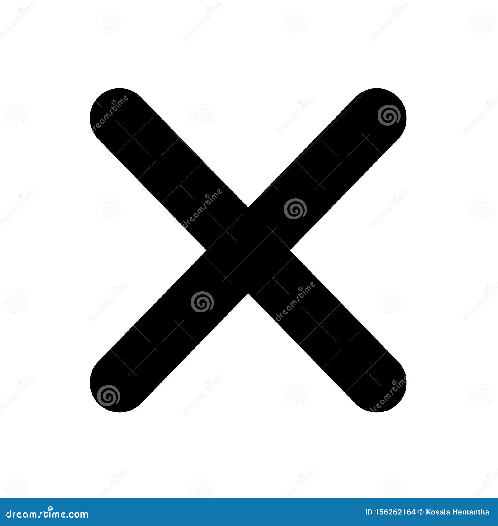 Icon Wrong Symbol Vector Illustrations Stock Illustration ...