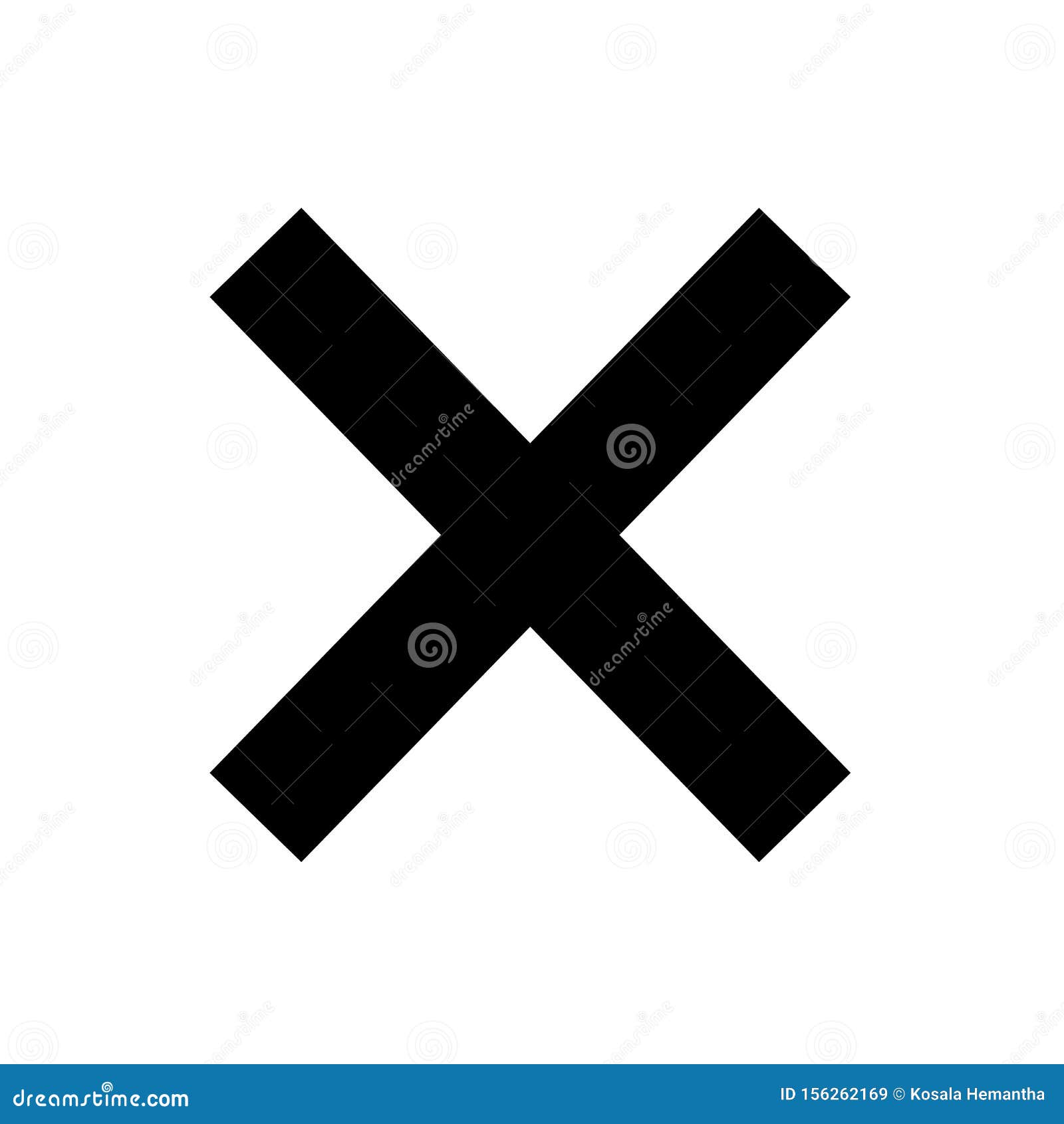 Icon Wrong Symbol Vector Illustrations Stock Illustration ...