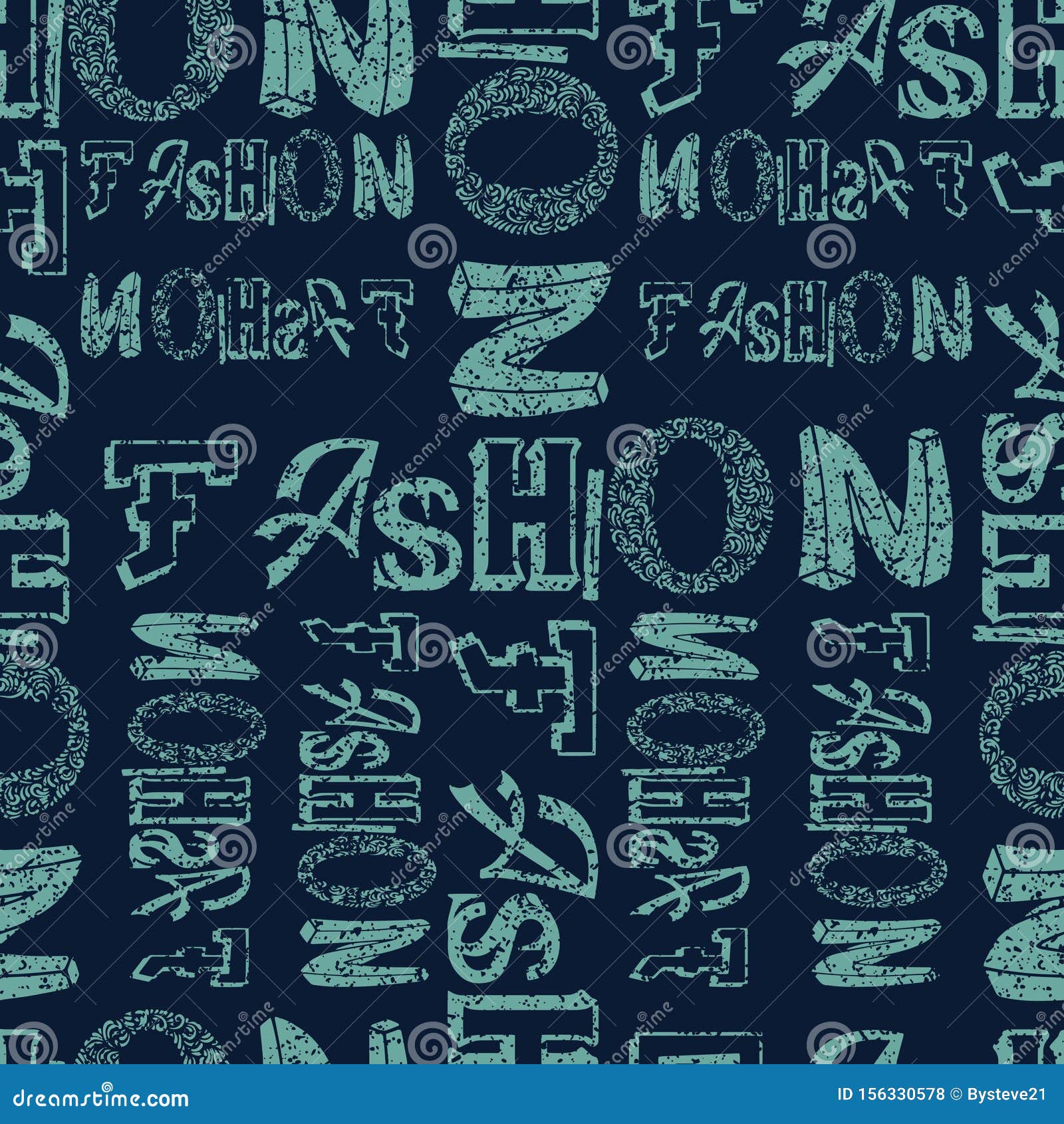 Trendy Fashion Fashion Text Design Pattern Navy Stock Vector ...