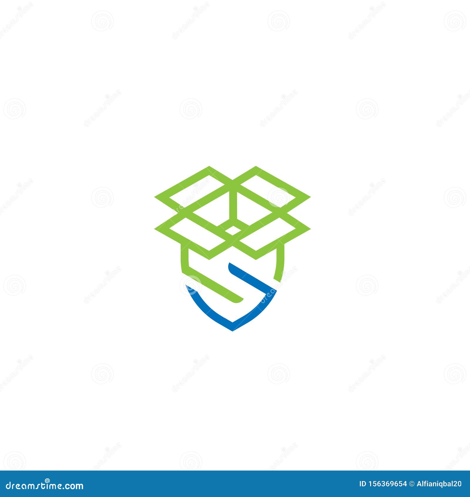 Storage Box Security Icon or Logo in Modern Line Style for Web Site ...