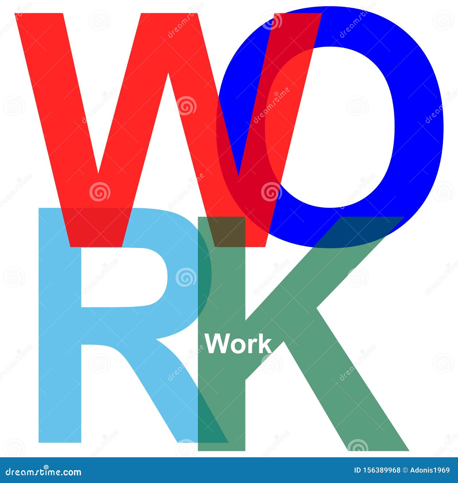 Colorful work on white stock illustration. Illustration of confer ...