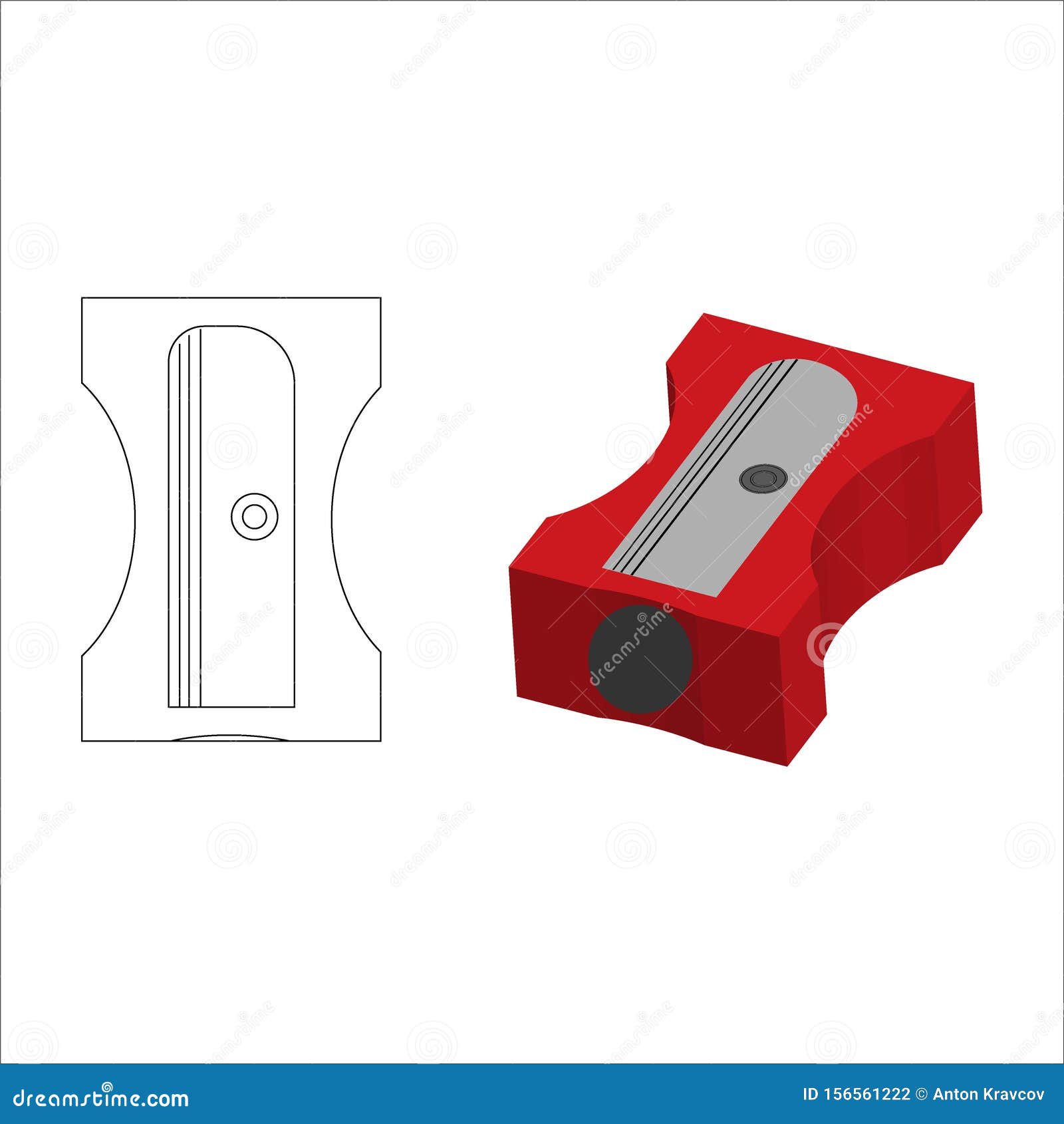 Sharpener Icon Set. Set of Sharpener Vector Icons. Stock Vector ...