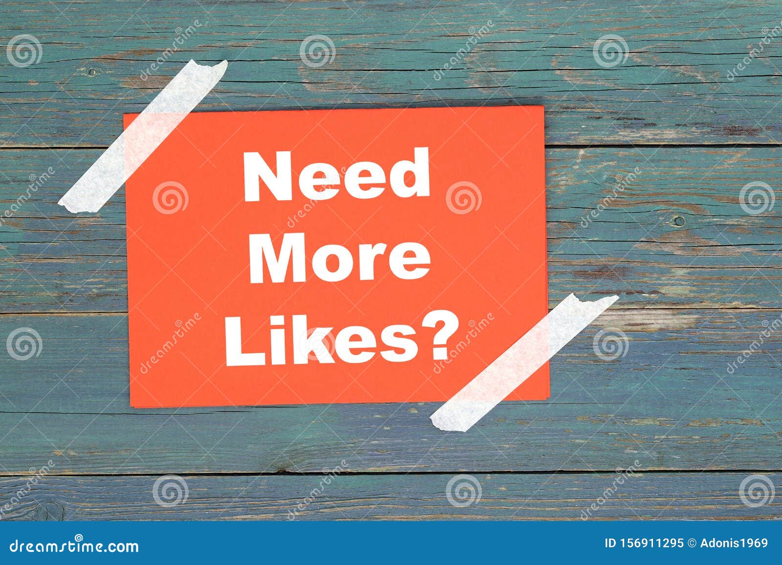 Need more likes? on white stock image. Image of post - 156911295