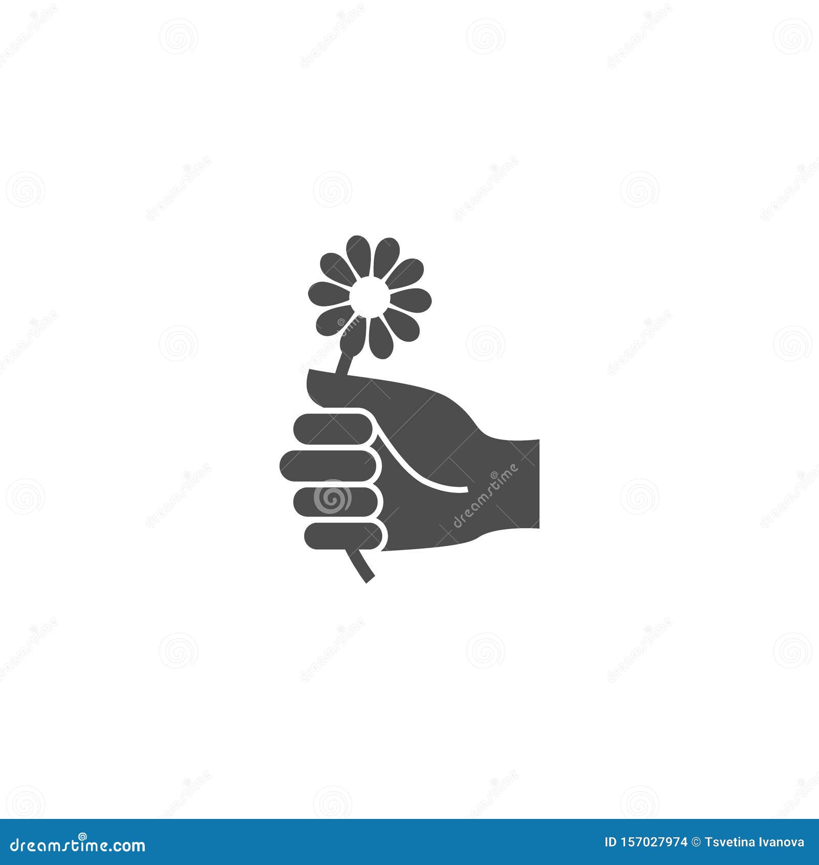 Picking Hand Gesture Line Icon Cartoon Vector | CartoonDealer.com ...