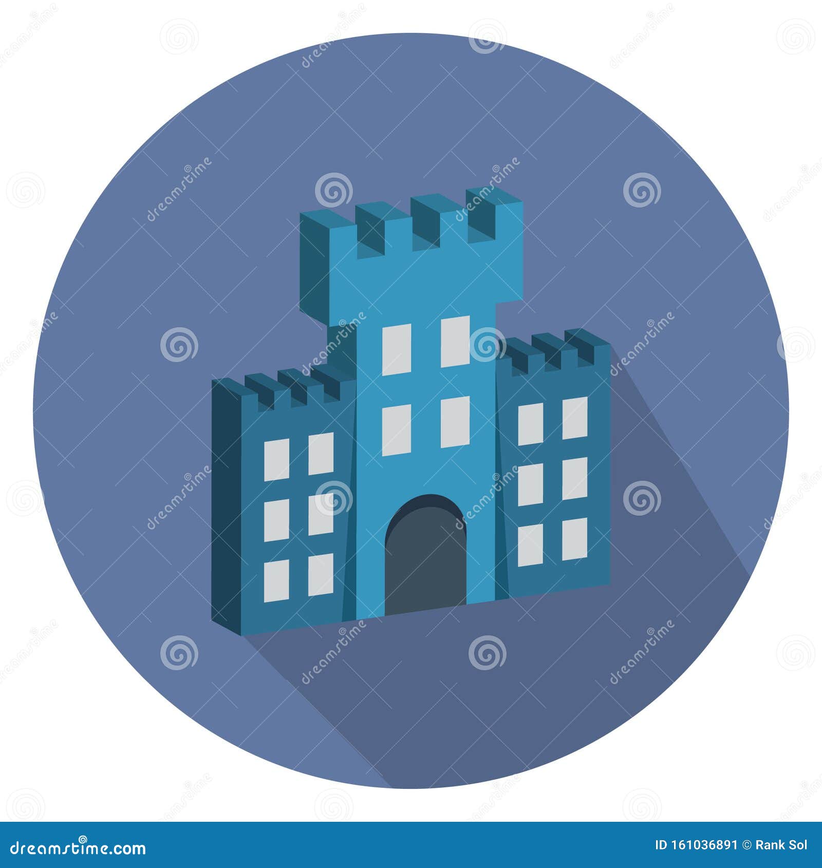 Castle Color Vector Icon Fully Editable Stock Vector - Illustration of ...
