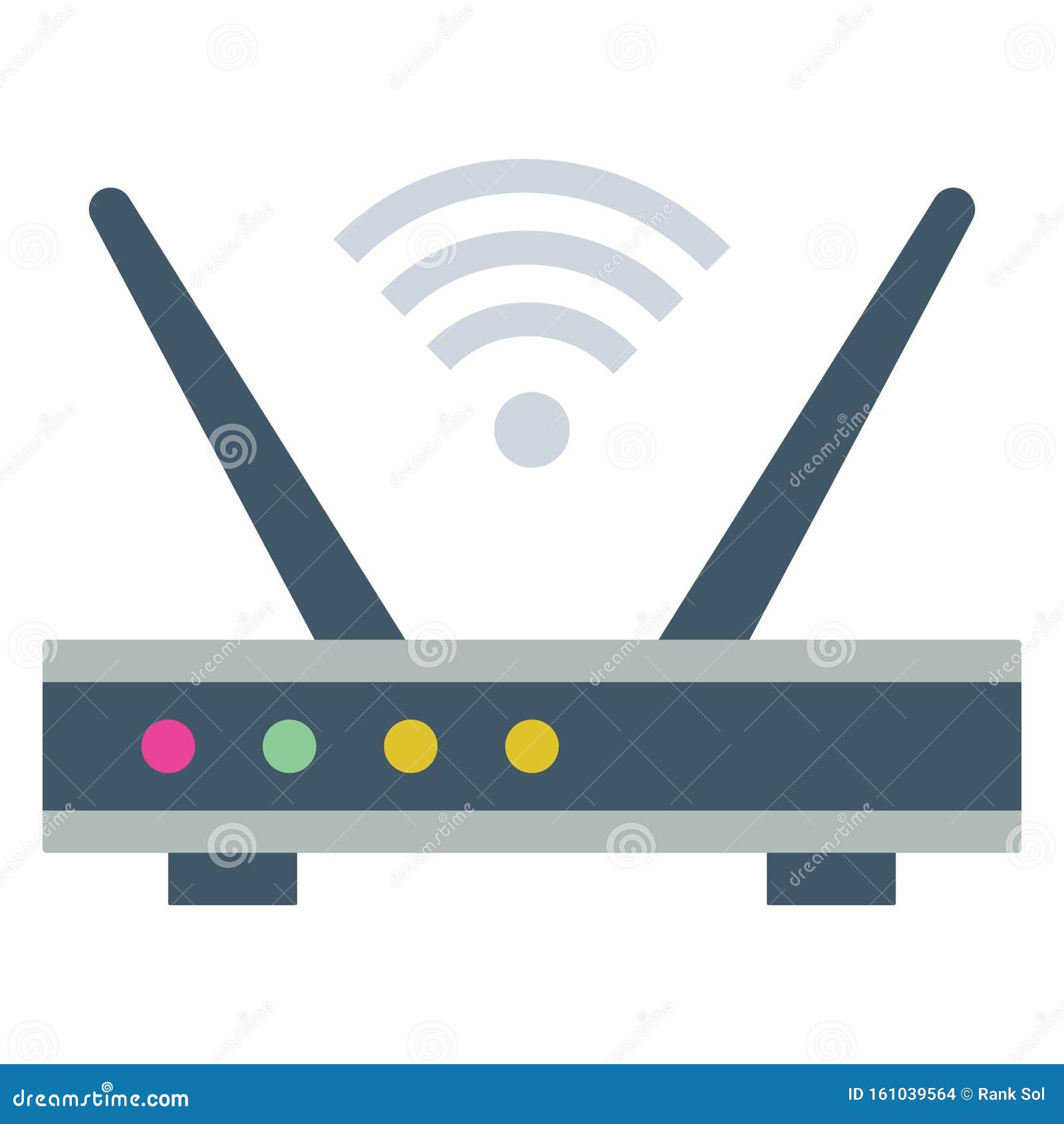 Internet Device Isolated Vector Illustration Icon Editable Stock Vector ...
