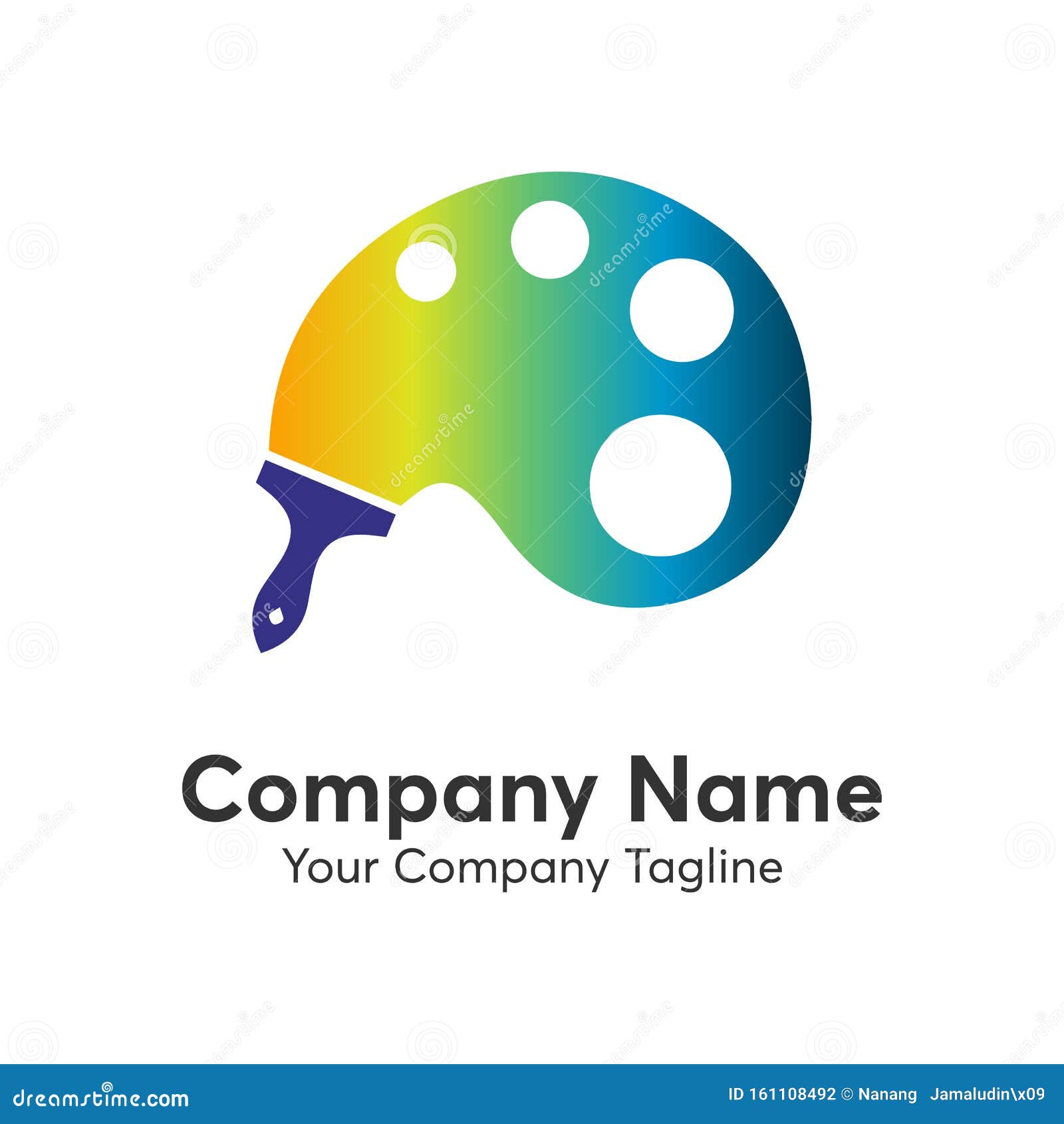 Paint logo designs stock vector. Illustration of concept - 161108492