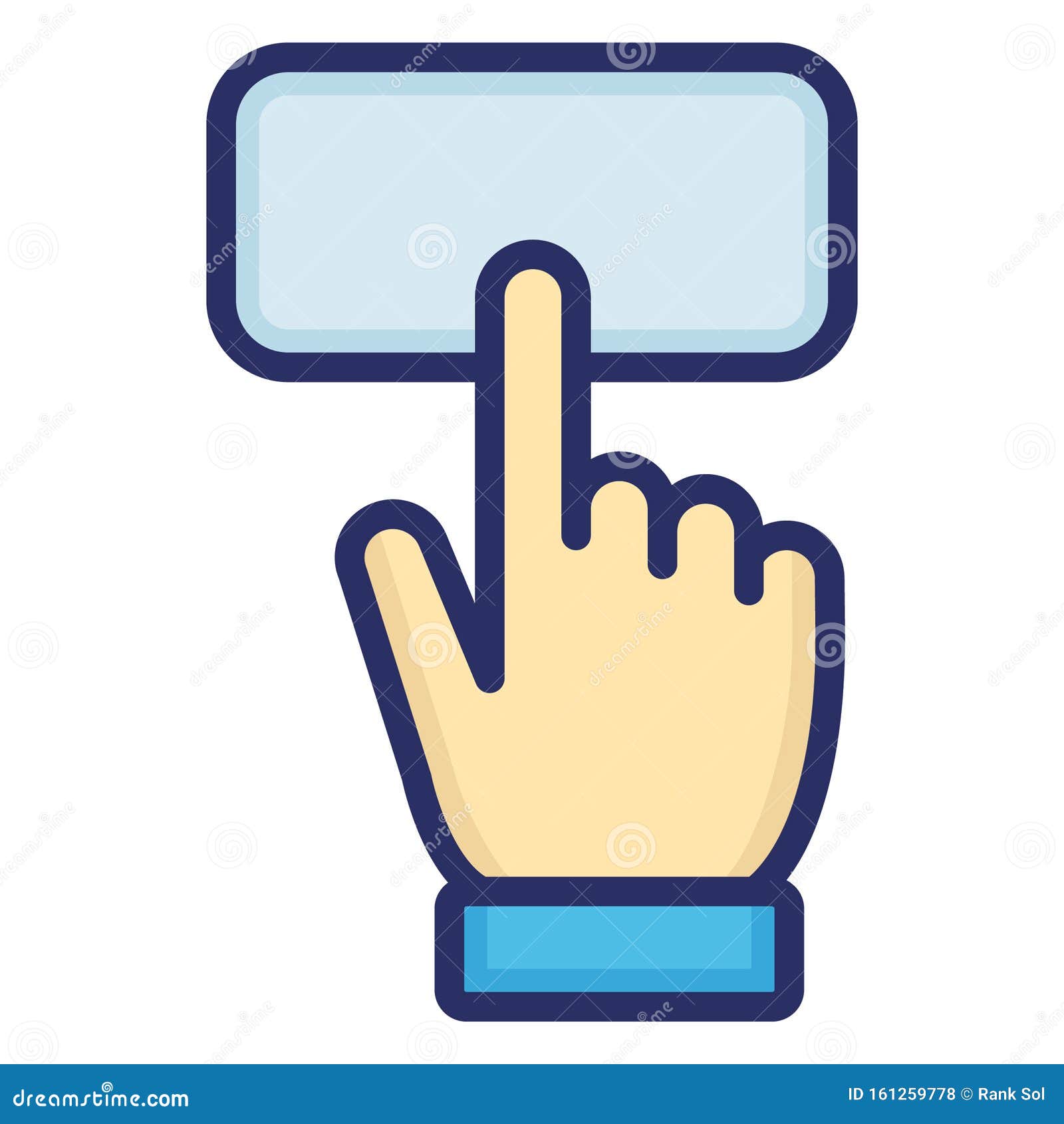 Authentication, Finger Gesture Isolated Vector Icon that Can Be Easily ...