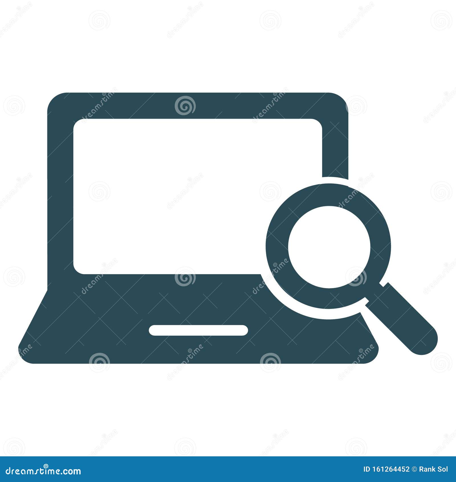 Internet Searching, Online Analytics Isolated Vector Icon that Can Be ...