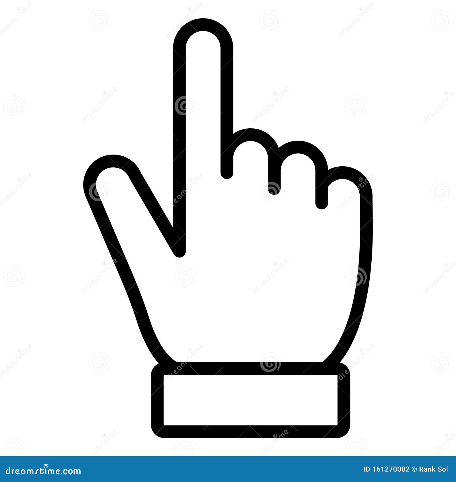 Finger Gesture, Finger Print Isolated Vector Icon that Can Be Easily ...
