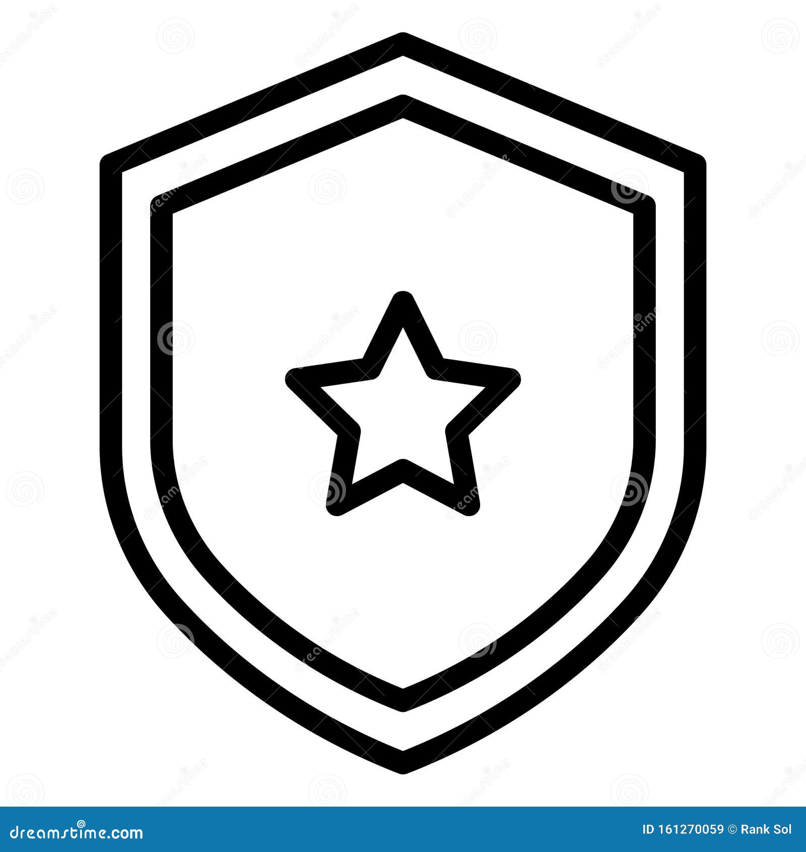 Award Shield, Gold Shield Isolated Vector Icon that Can Be Easily ...