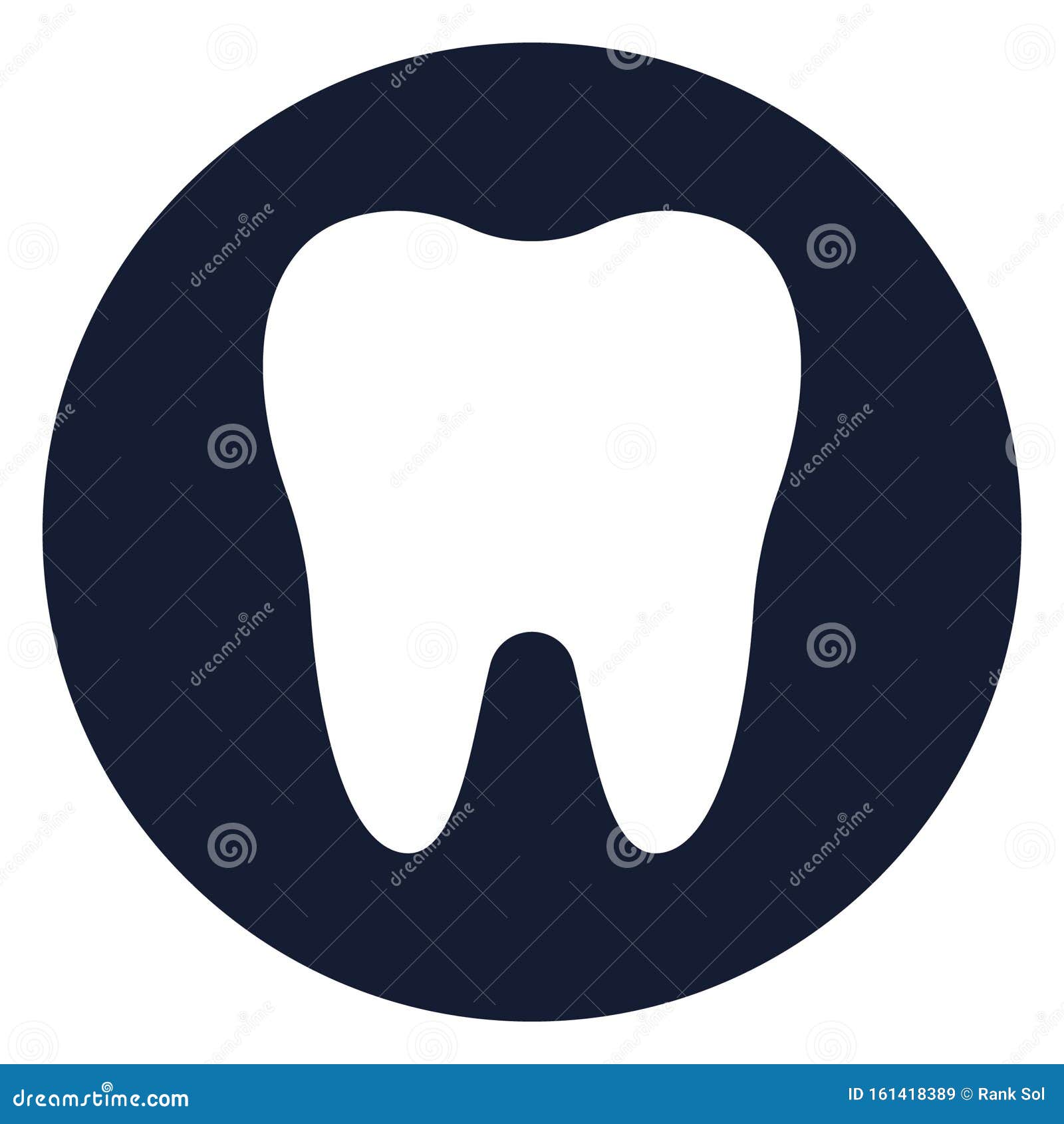 Healthy Teeth Isolated Vector Icon that Can Be Easily Modified or Edit ...