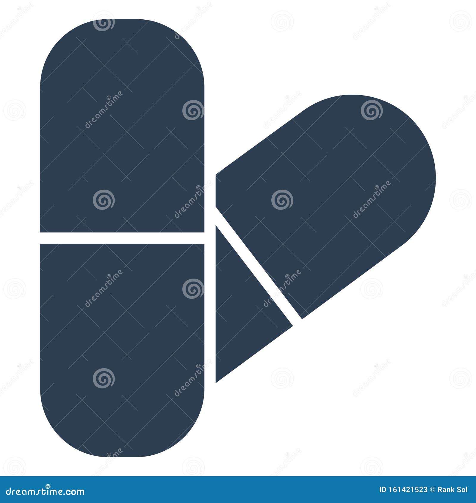 Capsule Isolated Vector Icon that Can Be Easily Modified or Edit Stock ...