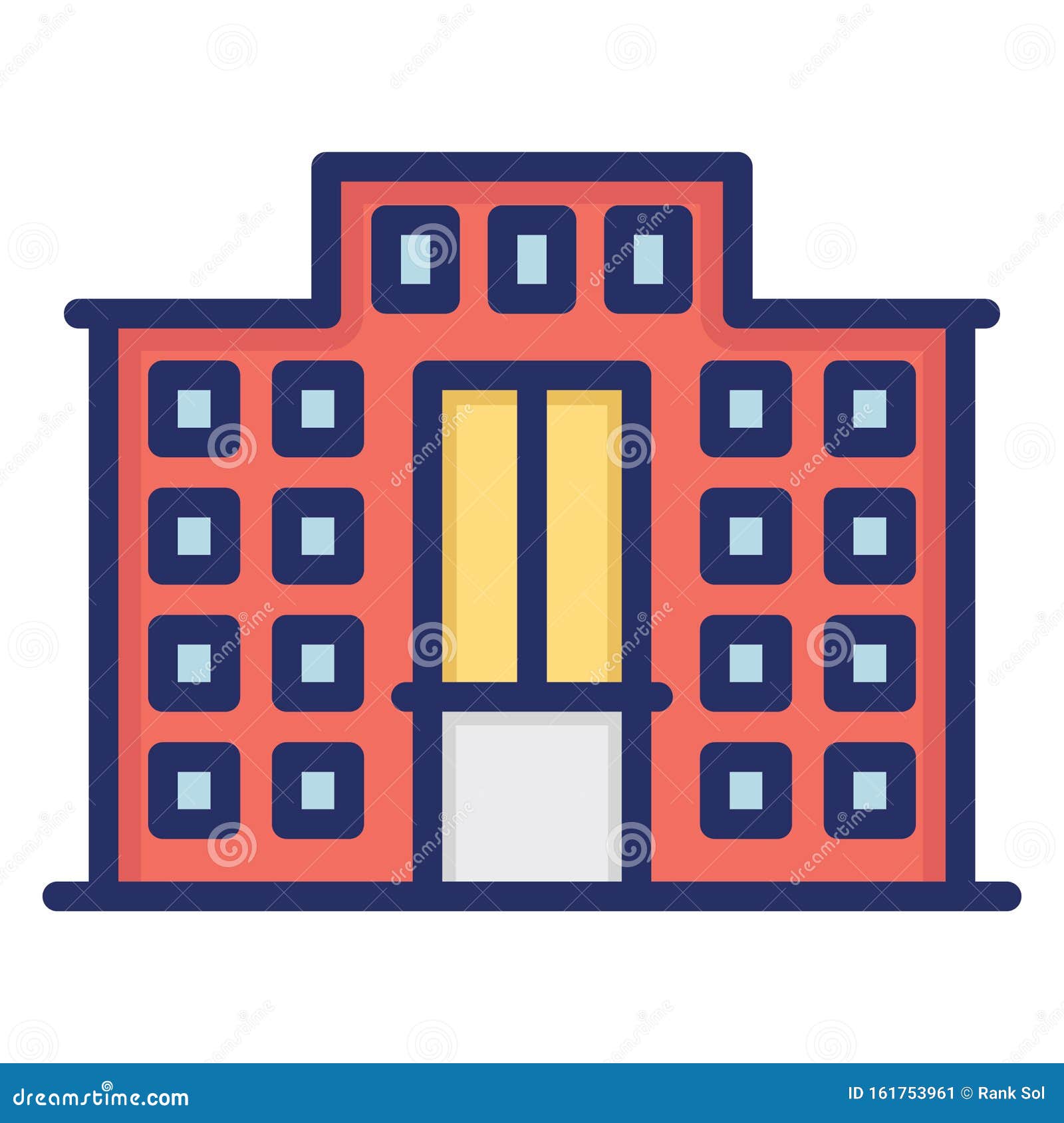 Commission Office, Consulate Office Isolated Vector Icon Which Can Be ...