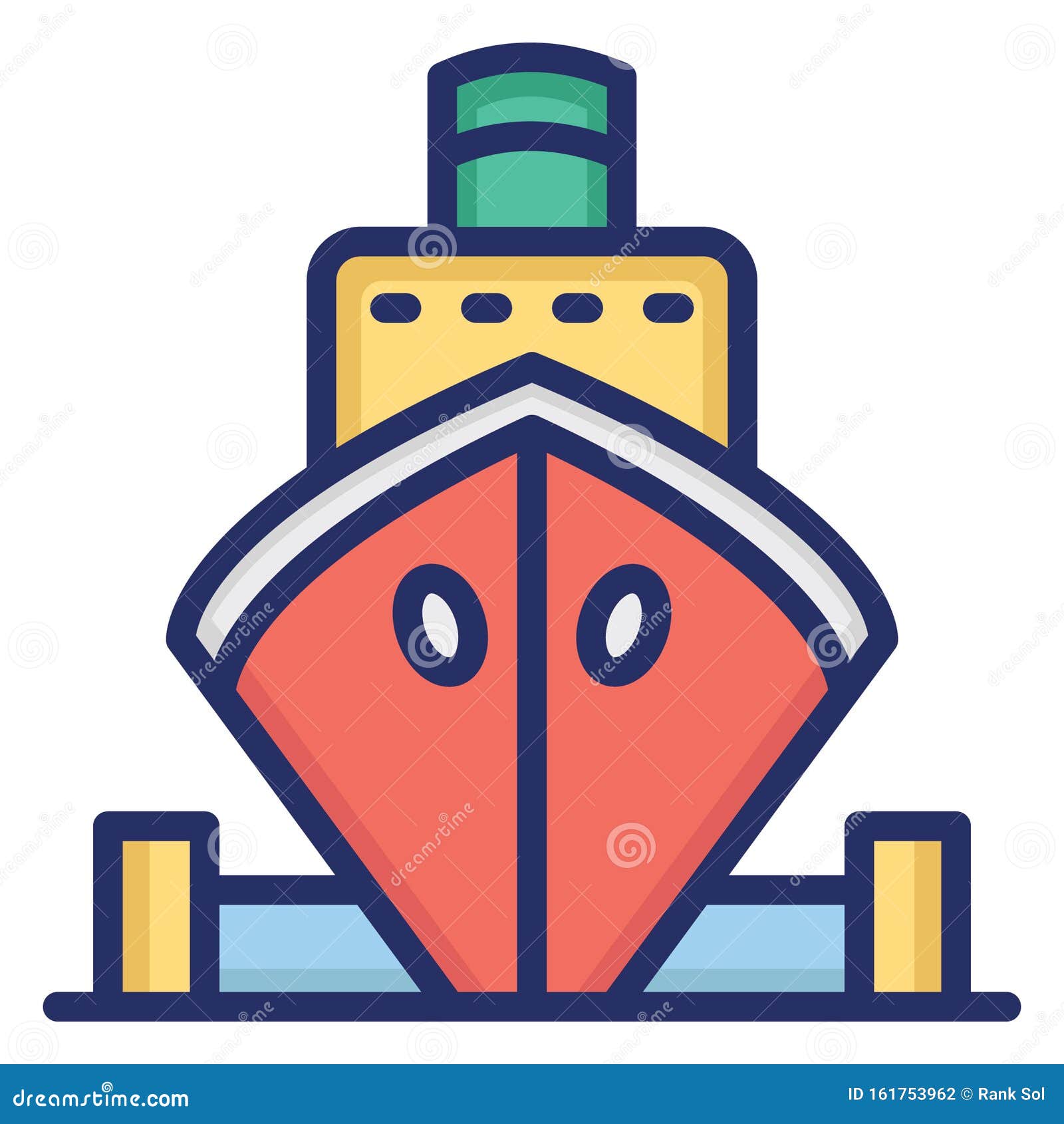 Boatyard, Dockyard Isolated Vector Icon Which Can Be Easily Modified or ...