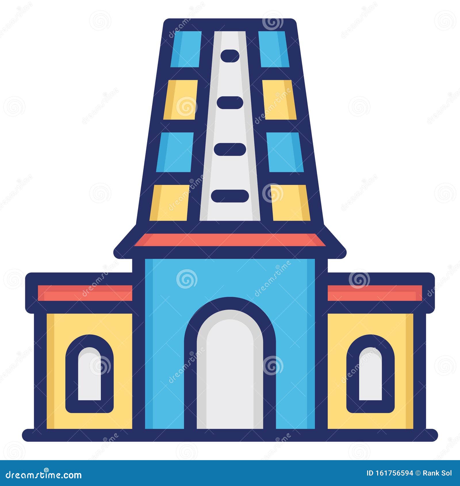 Easy Hindu Temple Drawing