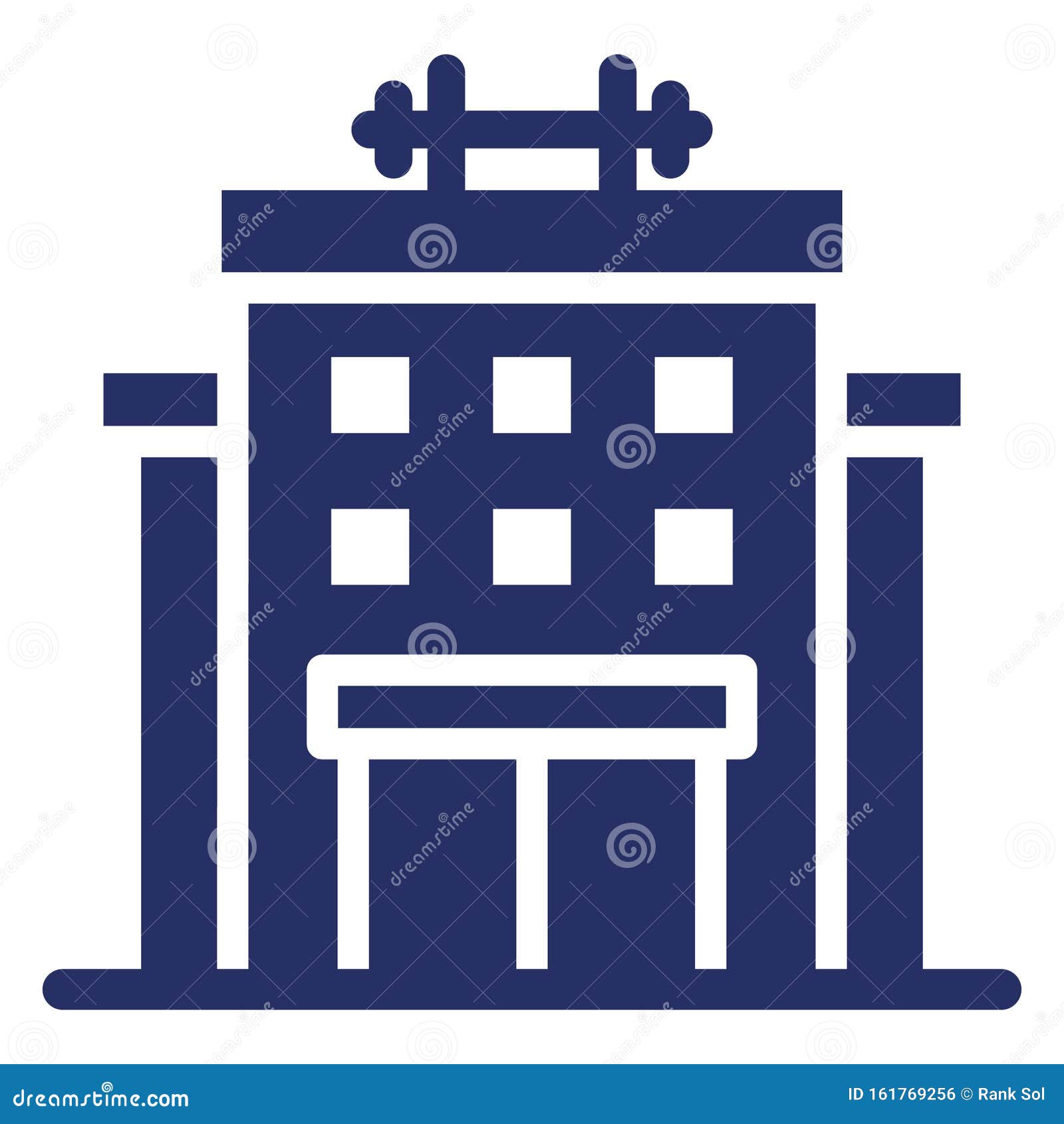 Exercise Room, Fitness Club Isolated Vector Icon Which Can Be Easily ...