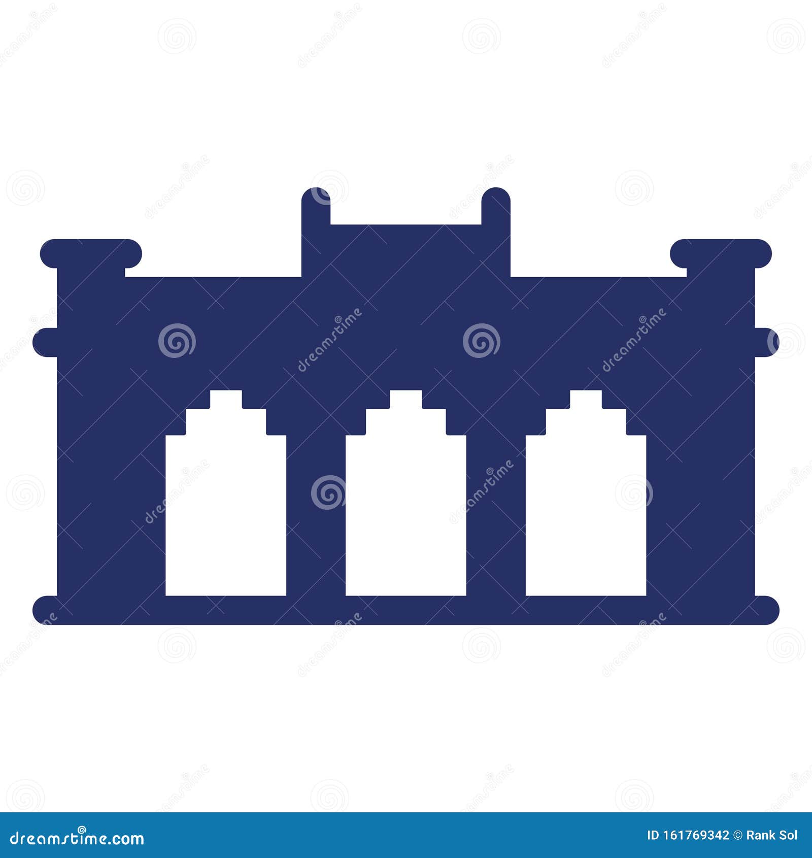 Heritage Museum, Historic Building Isolated Vector Icon Which Can Be ...
